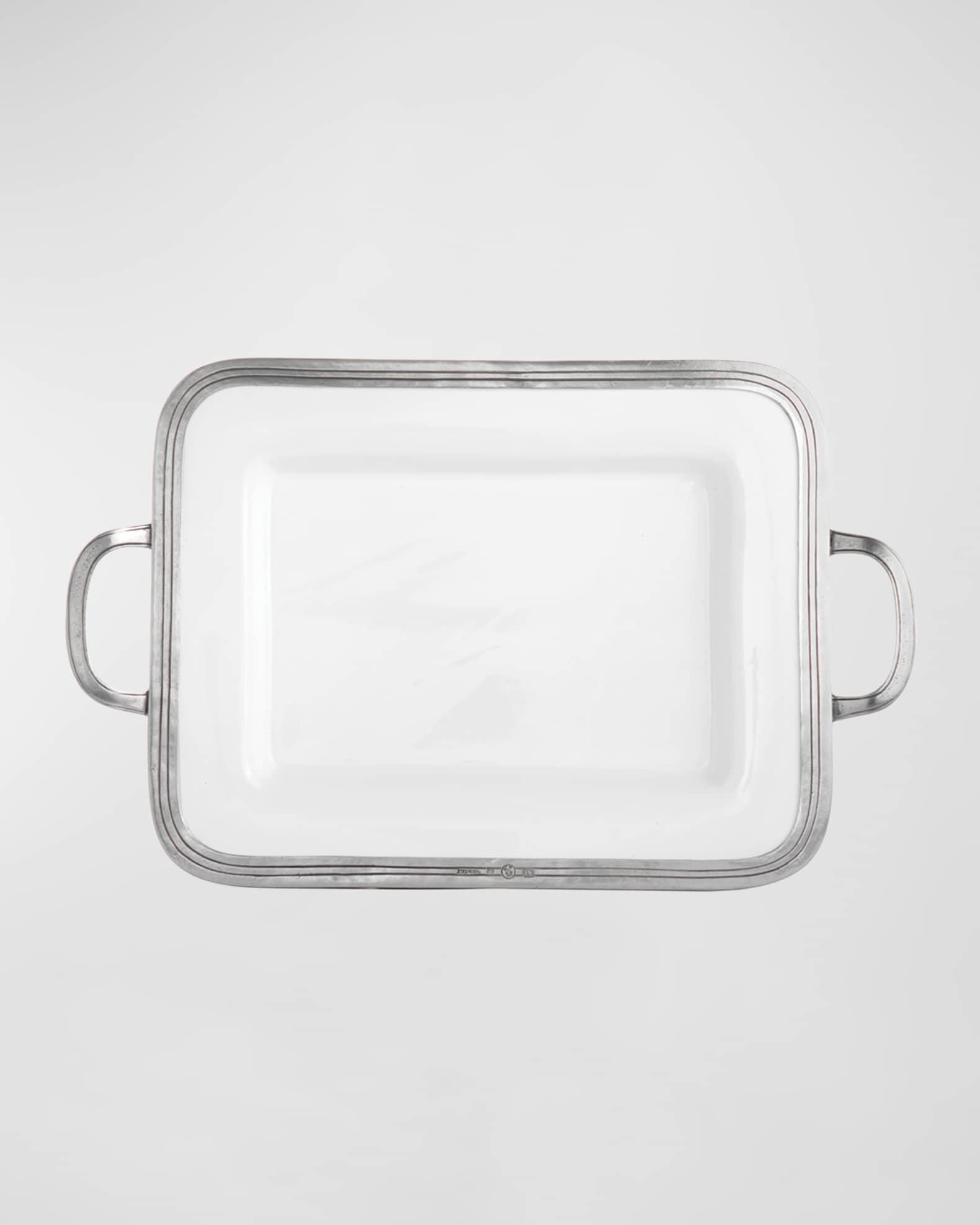 Arte Italica Tuscan Small Rectangular Tray with Handles | Neiman Marcus