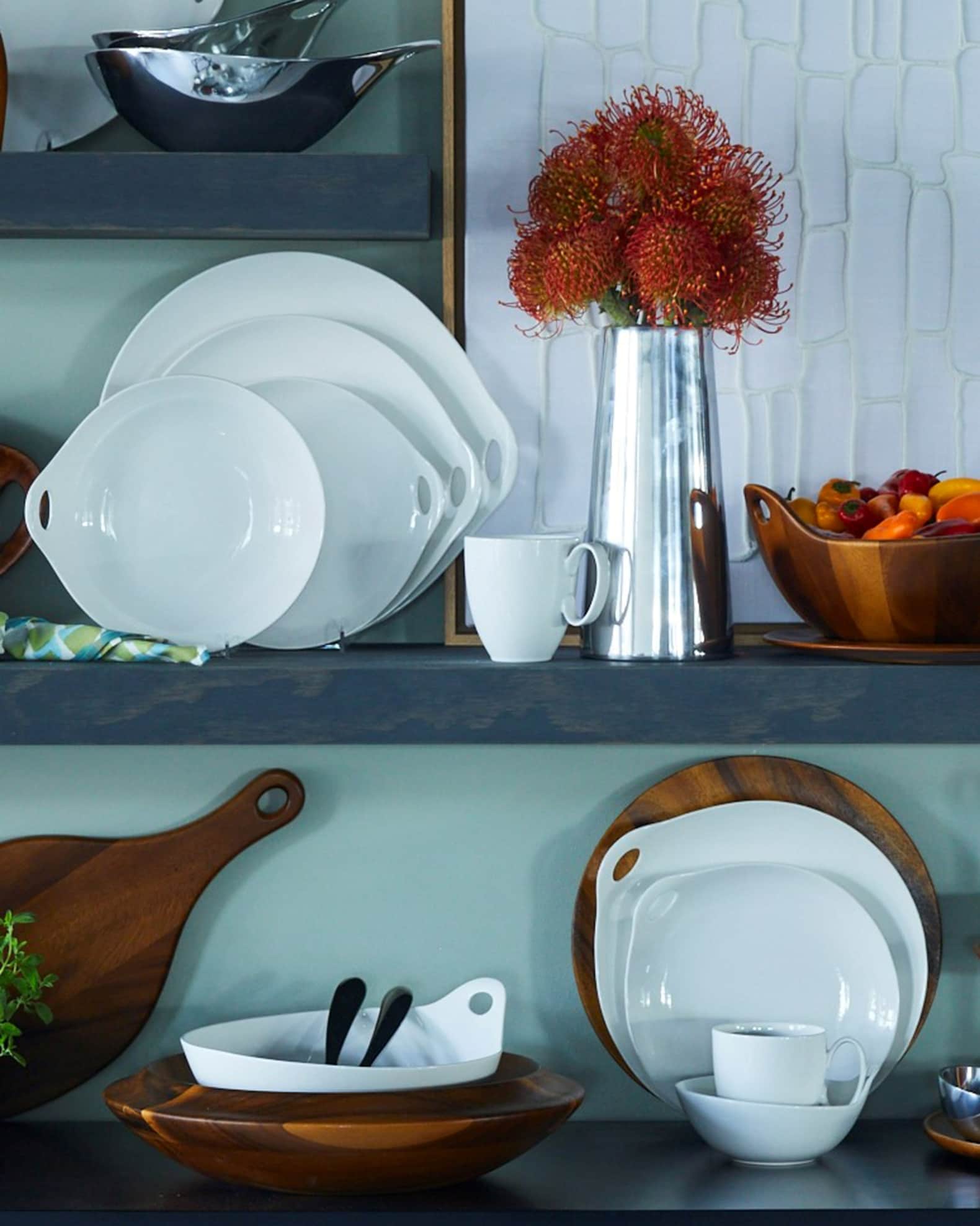 Nambe Portables Dinner Plates, Set of 4 | Neiman Marcus