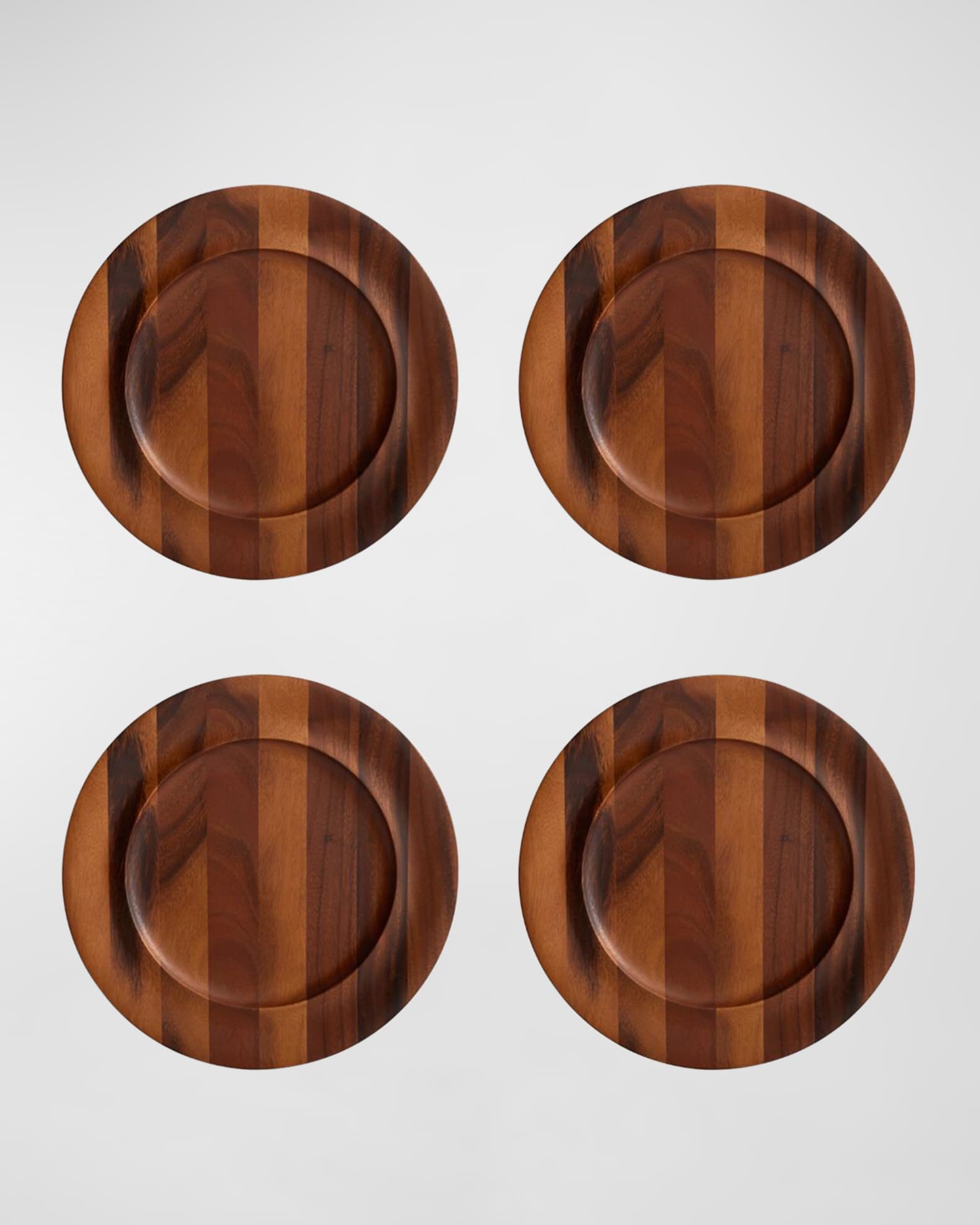 Nambe Skye Wood 12-Piece Dinnerware Set | Neiman Marcus