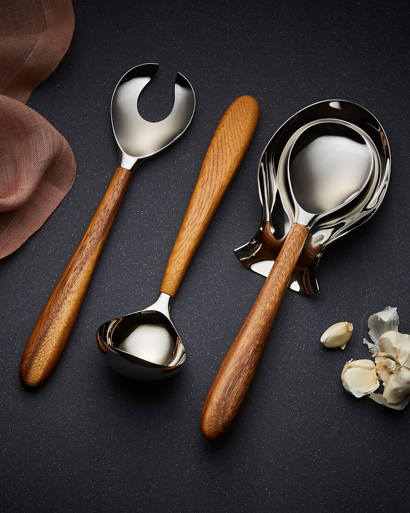 Nambe Curvo Buffet Table Entertaining Set | Neiman Marcus