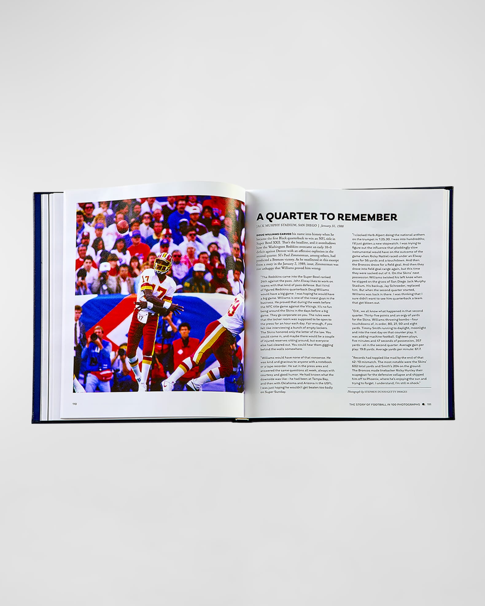 Graphic Image "The Story of Football in 100 Photographs" Book by Sports ...