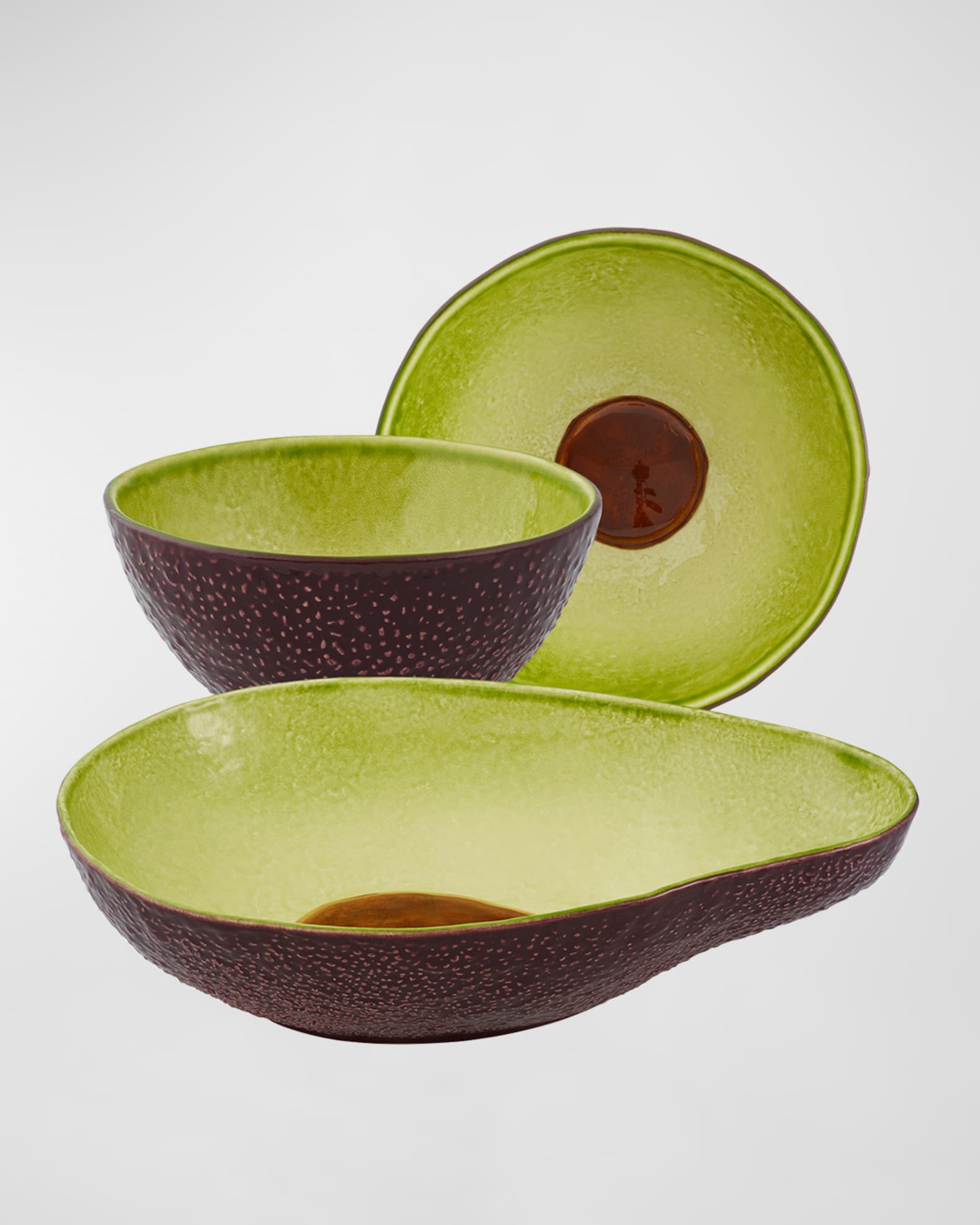 Bordallo Pinheiro Avocado 5-Piece Salad Serving Set | Neiman Marcus