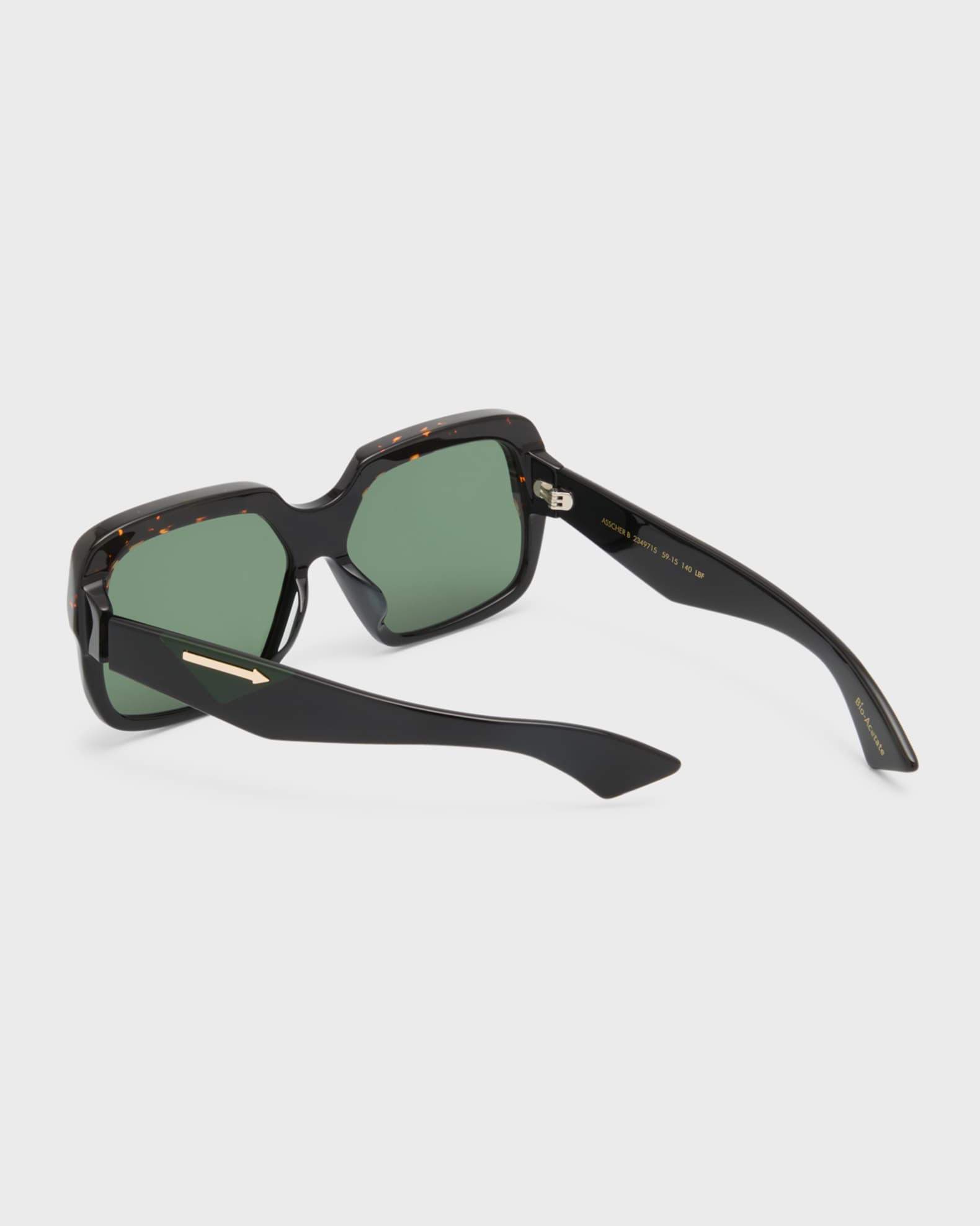 Karen Walker Logo Acetate Square Sunglasses | Neiman Marcus