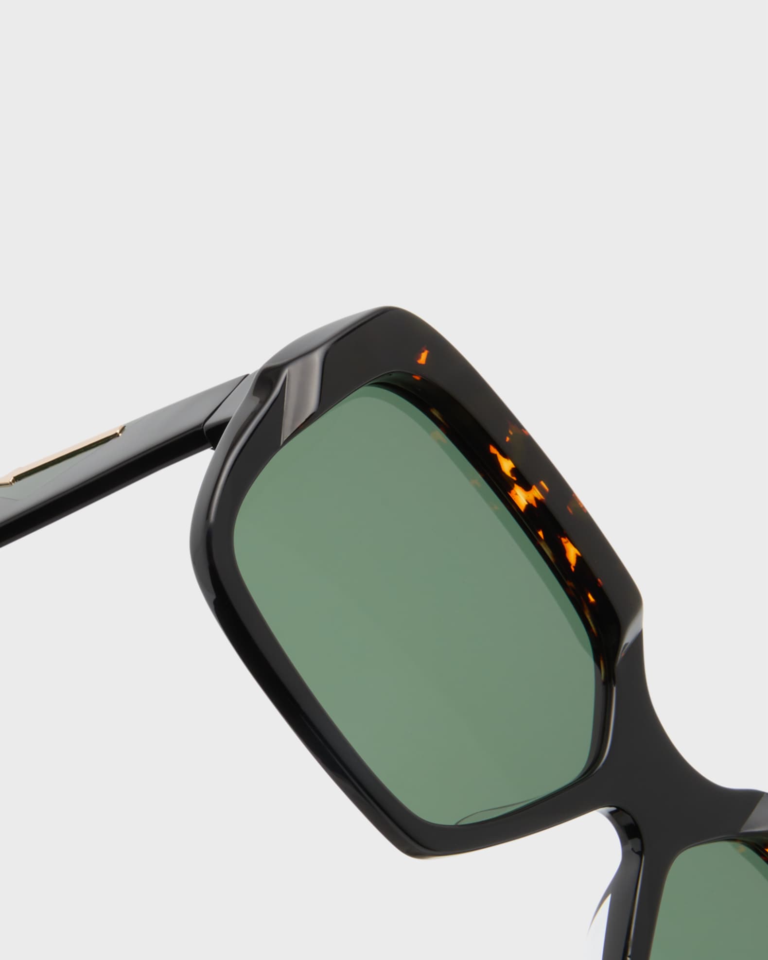 Karen Walker Logo Acetate Square Sunglasses | Neiman Marcus