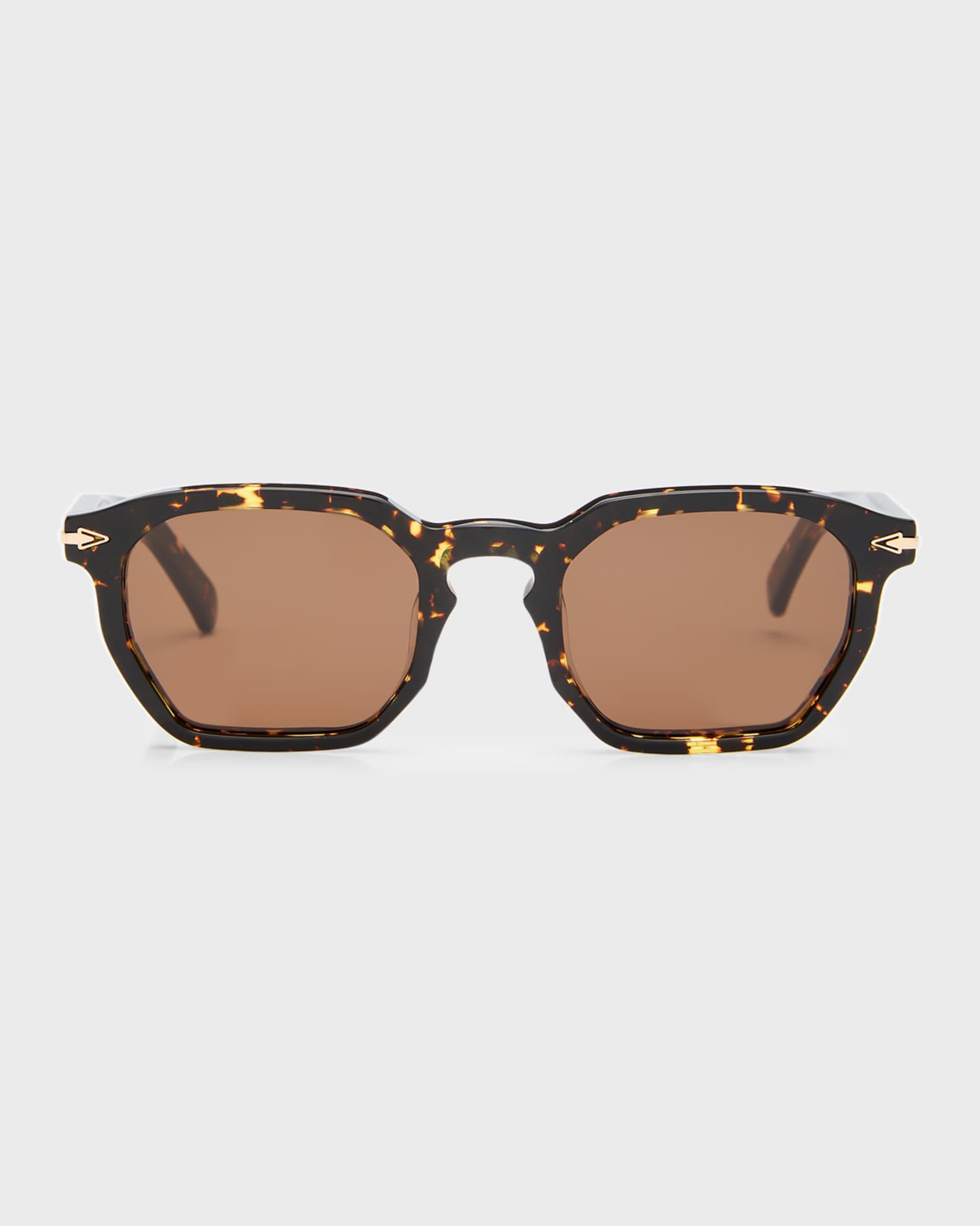Karen Walker Keyhole Acetate Square Sunglasses | Neiman Marcus