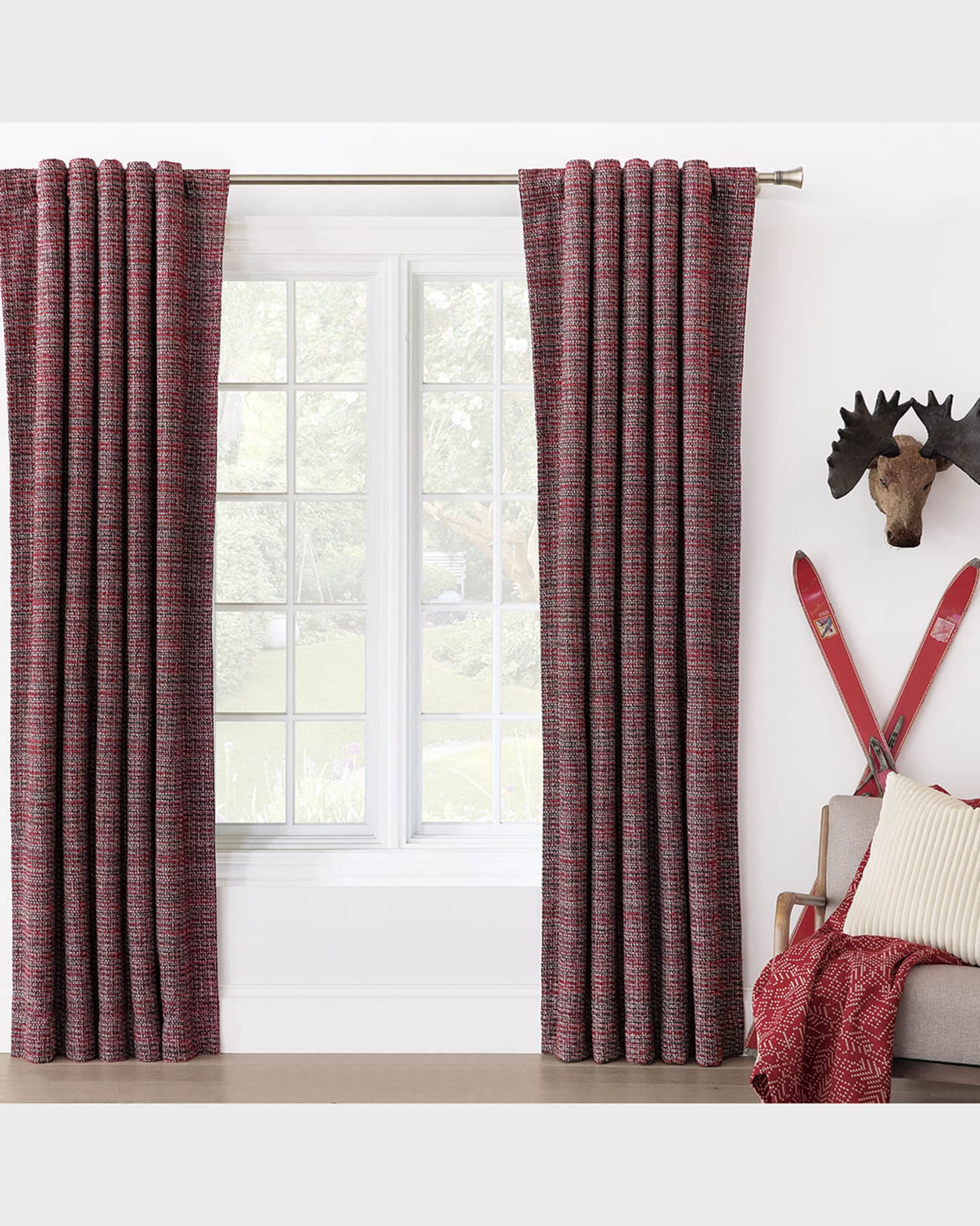 Eastern Accents Bishop Tweed Curtain Panel, 108" | Neiman Marcus
