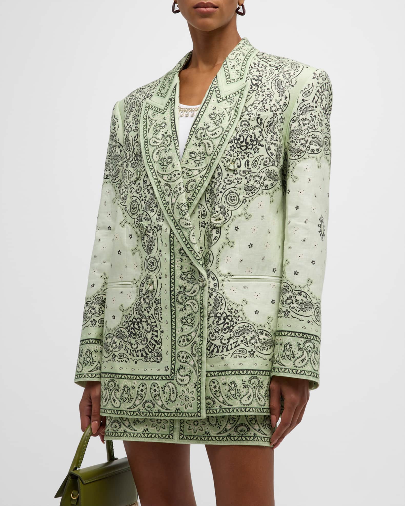 Zimmermann Matchmaker Linen Duster Jacket | Neiman Marcus