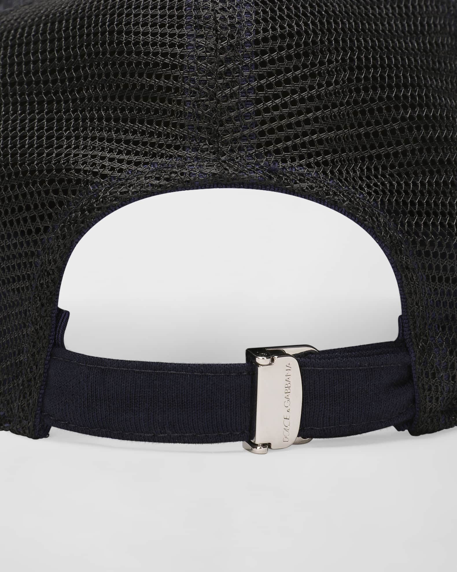 Dolce&Gabbana Men's DG Embroidered Mesh Baseball Cap | Neiman Marcus