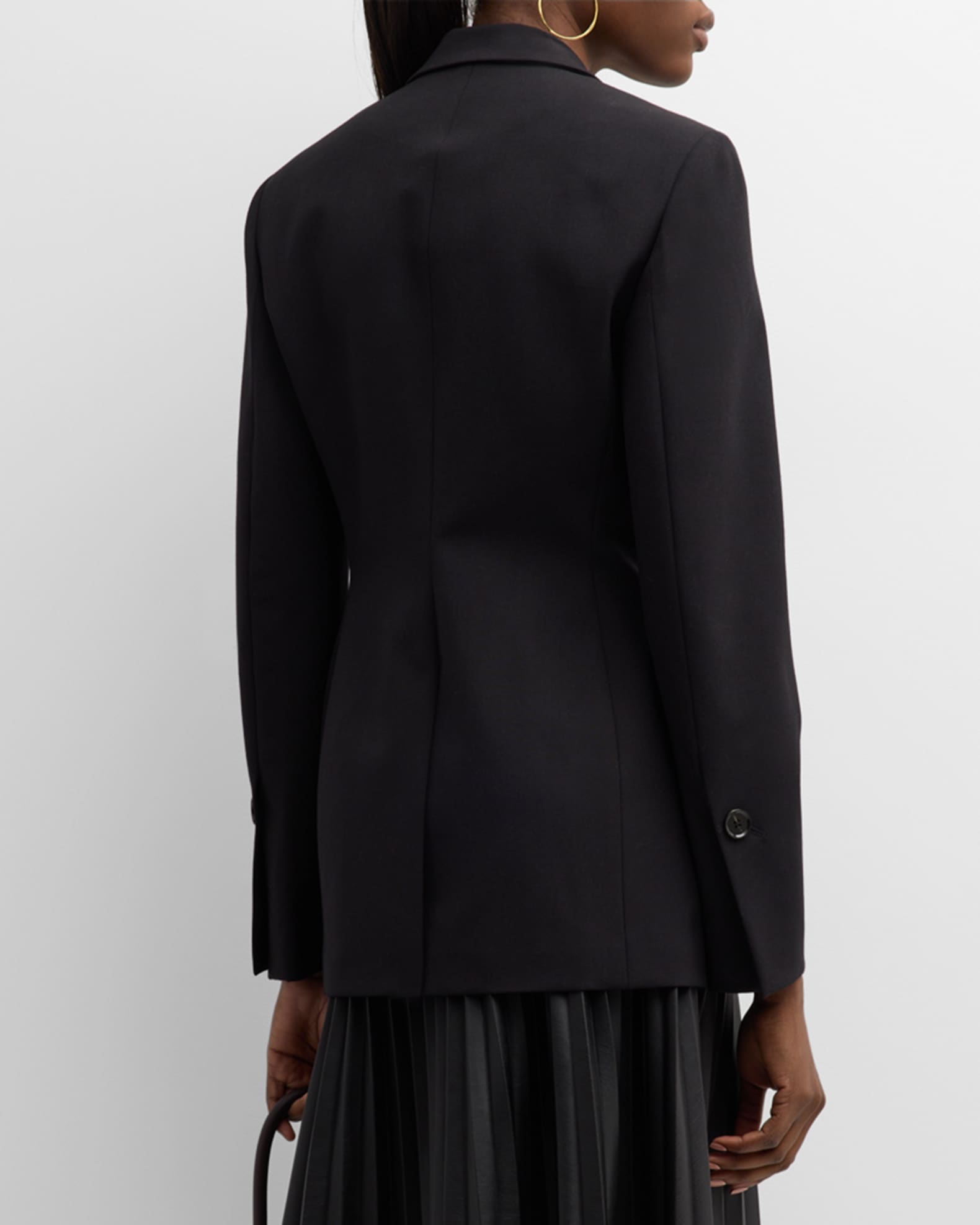 Proenza Schouler Eva Tropical Wool Blazer Jacket | Neiman Marcus