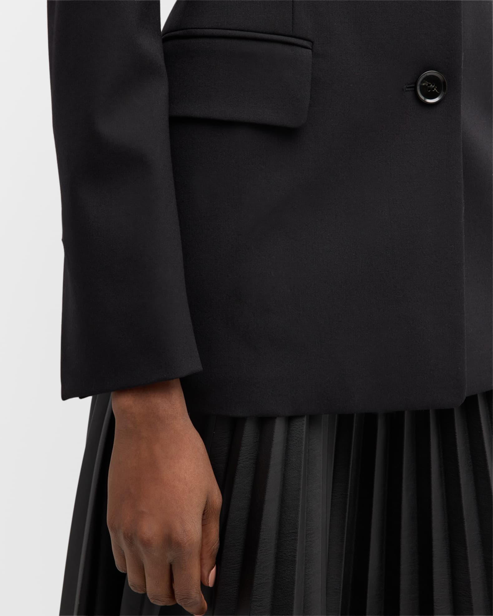 Proenza Schouler Eva Tropical Wool Blazer Jacket | Neiman Marcus