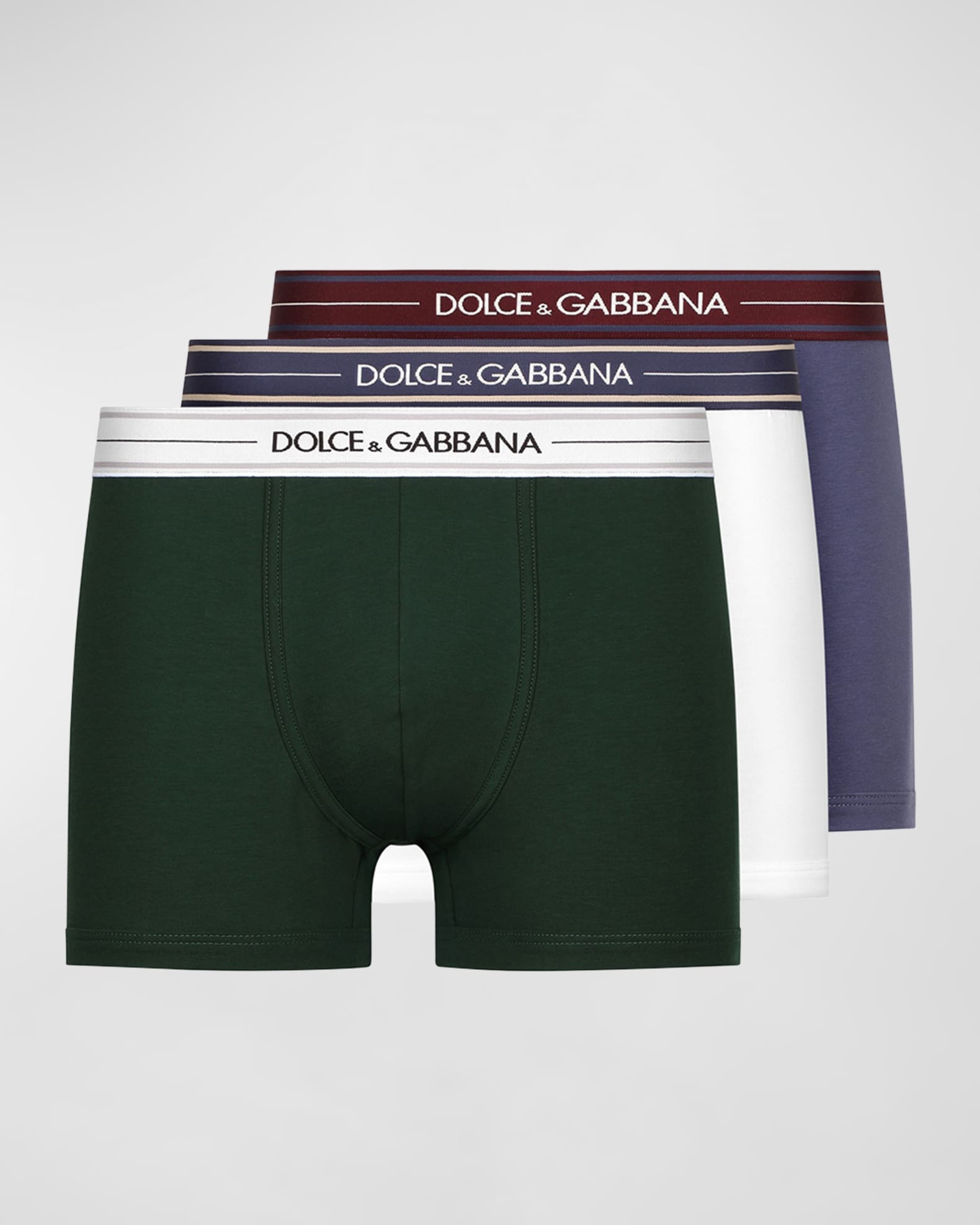 Dolce&Gabbana Men's 3-Pack Regular Logo Boxers | Neiman Marcus