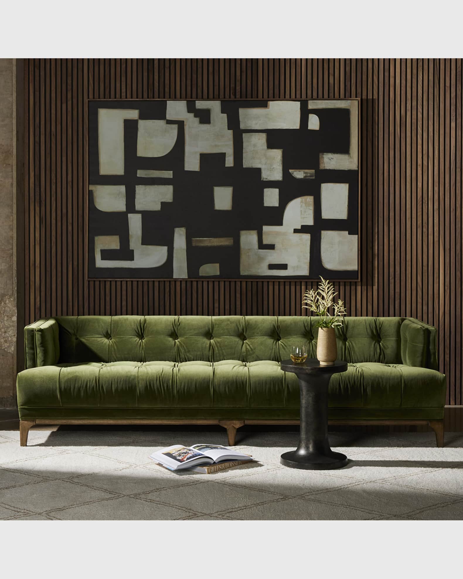 Four Hands Dylan Velvet Sofa, 91" | Neiman Marcus