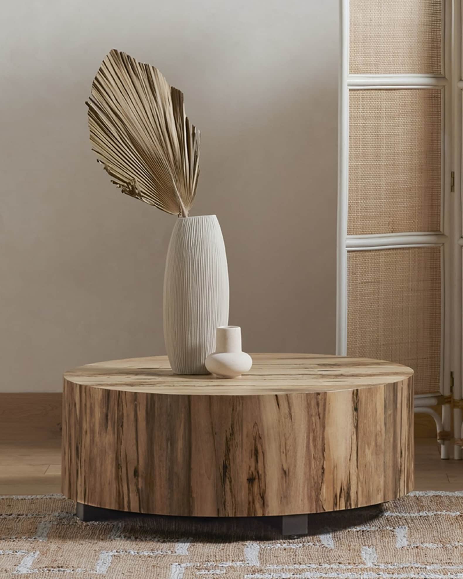 Four Hands Hudson Round Coffee Table | Neiman Marcus