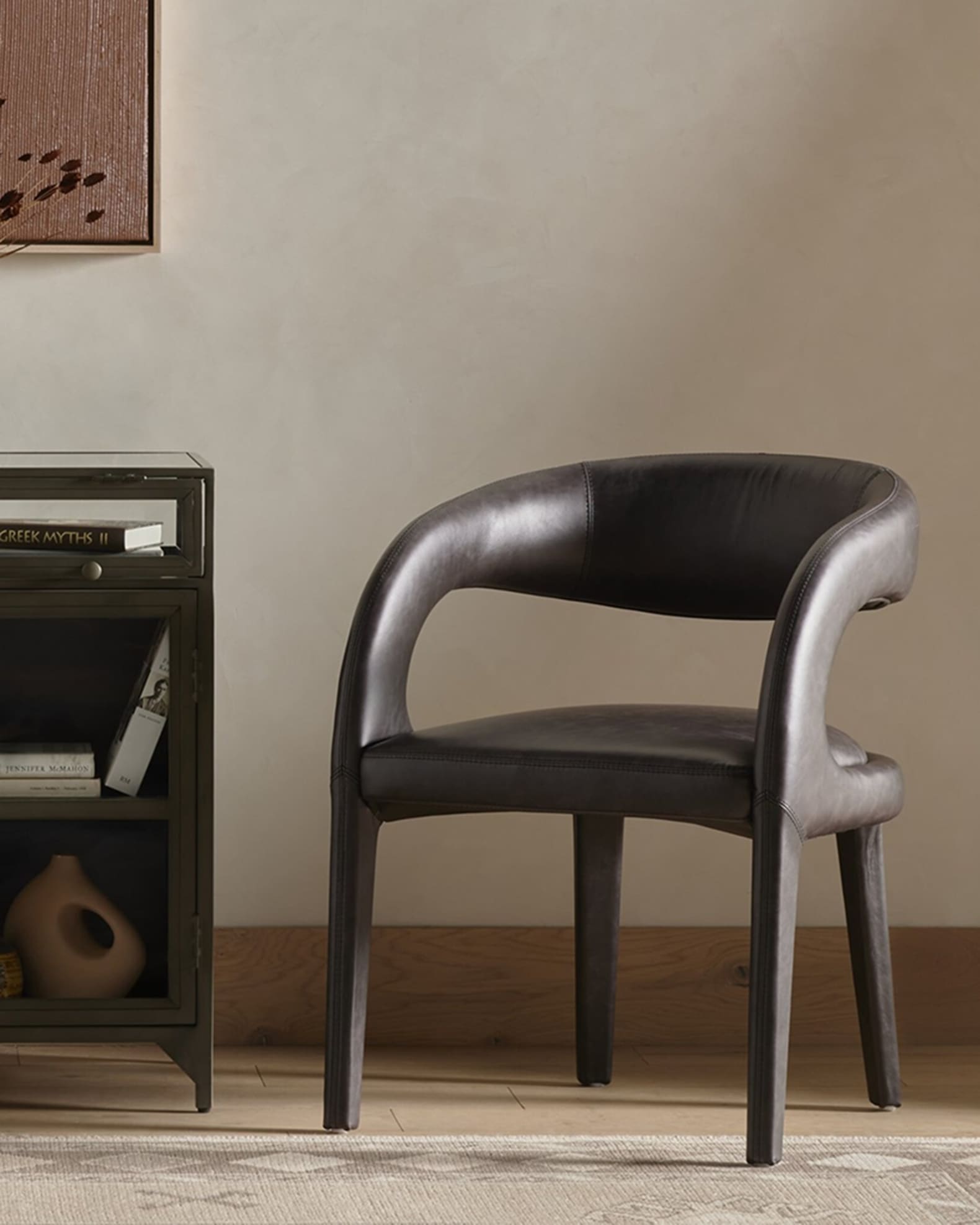 Four Hands Hawkins Leather Dining Chair | Neiman Marcus