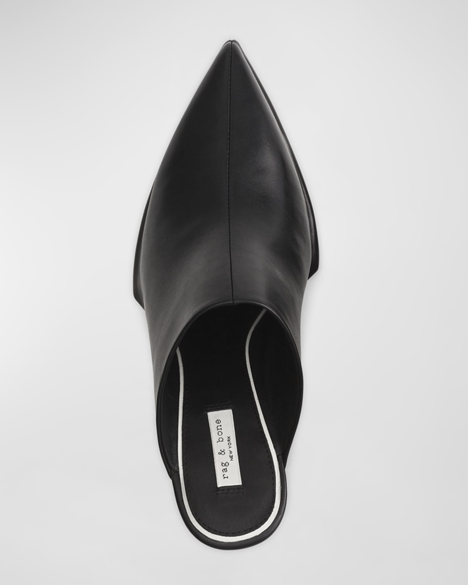 Rag & Bone Eclipse Leather Wedge Mules | Neiman Marcus