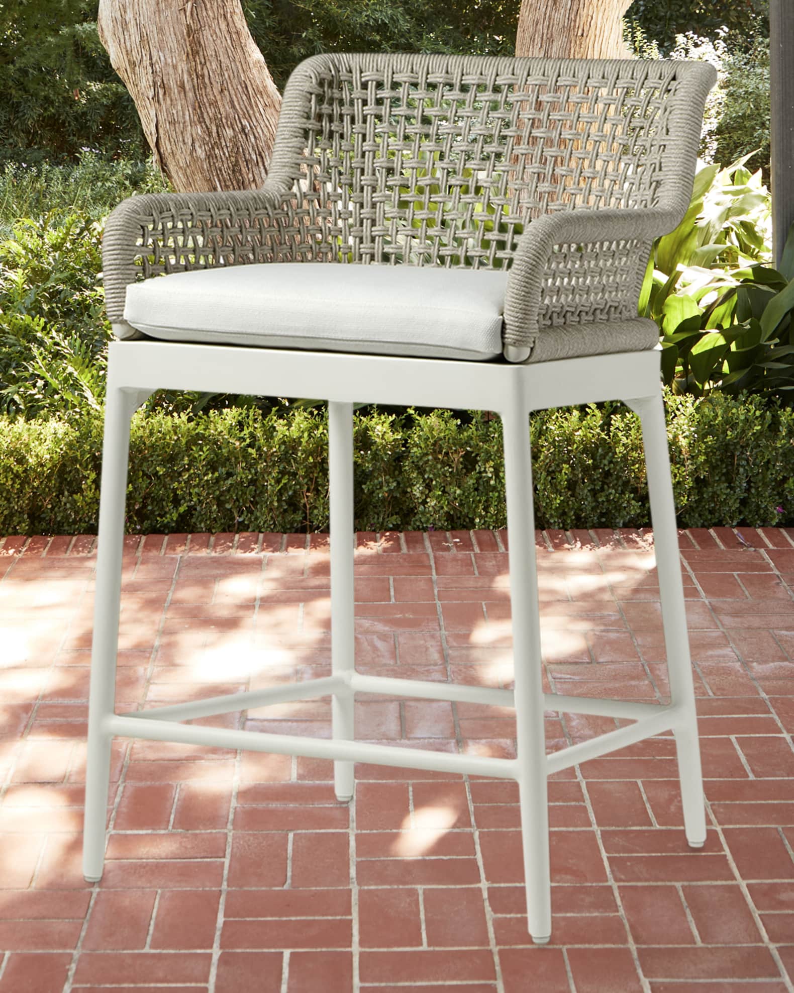 Palecek Somerset Outdoor 24" Counter Stool | Neiman Marcus