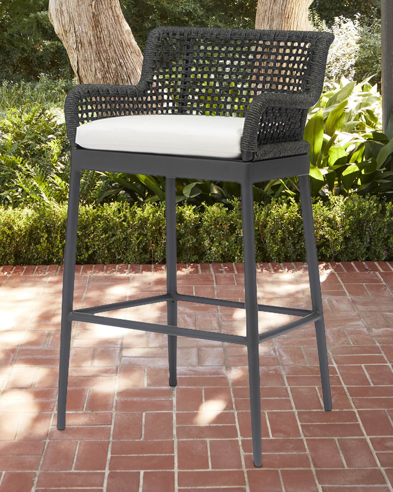 Palecek Somerset Outdoor 30" Bar Stool | Neiman Marcus