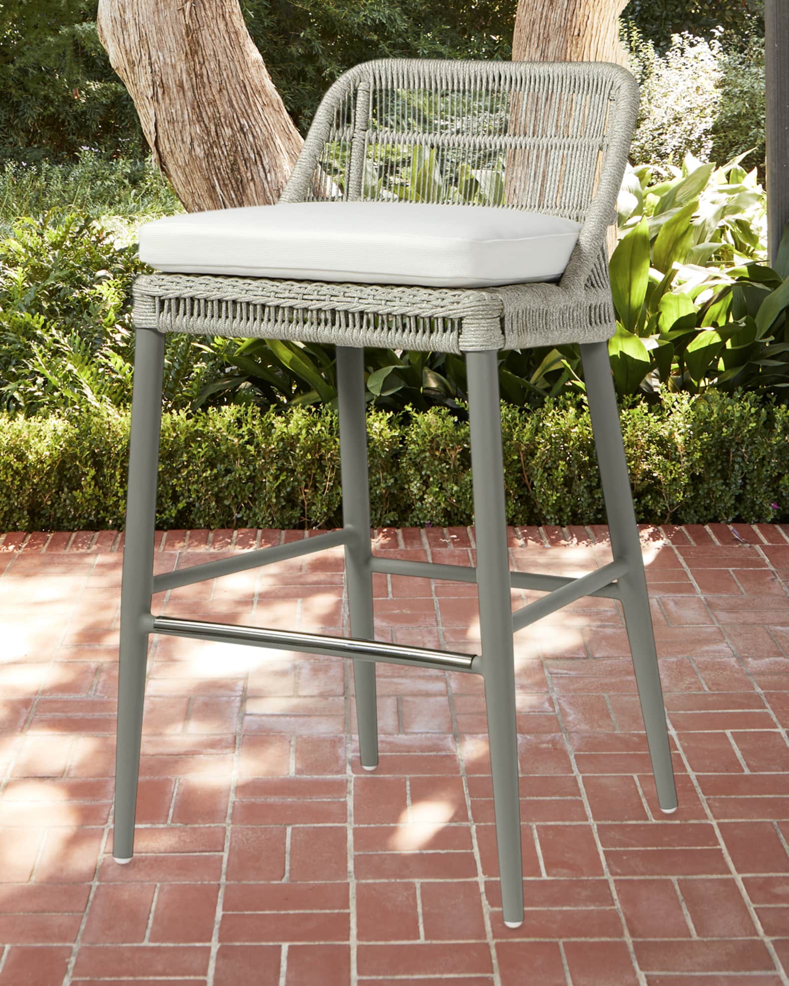 Palecek Stewart Outdoor 24" Counter Stool | Neiman Marcus