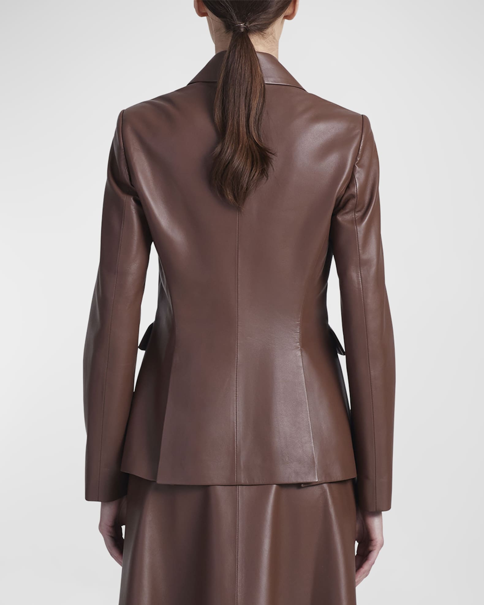 Altuzarra Fenice Leather Blazer Jacket | Neiman Marcus