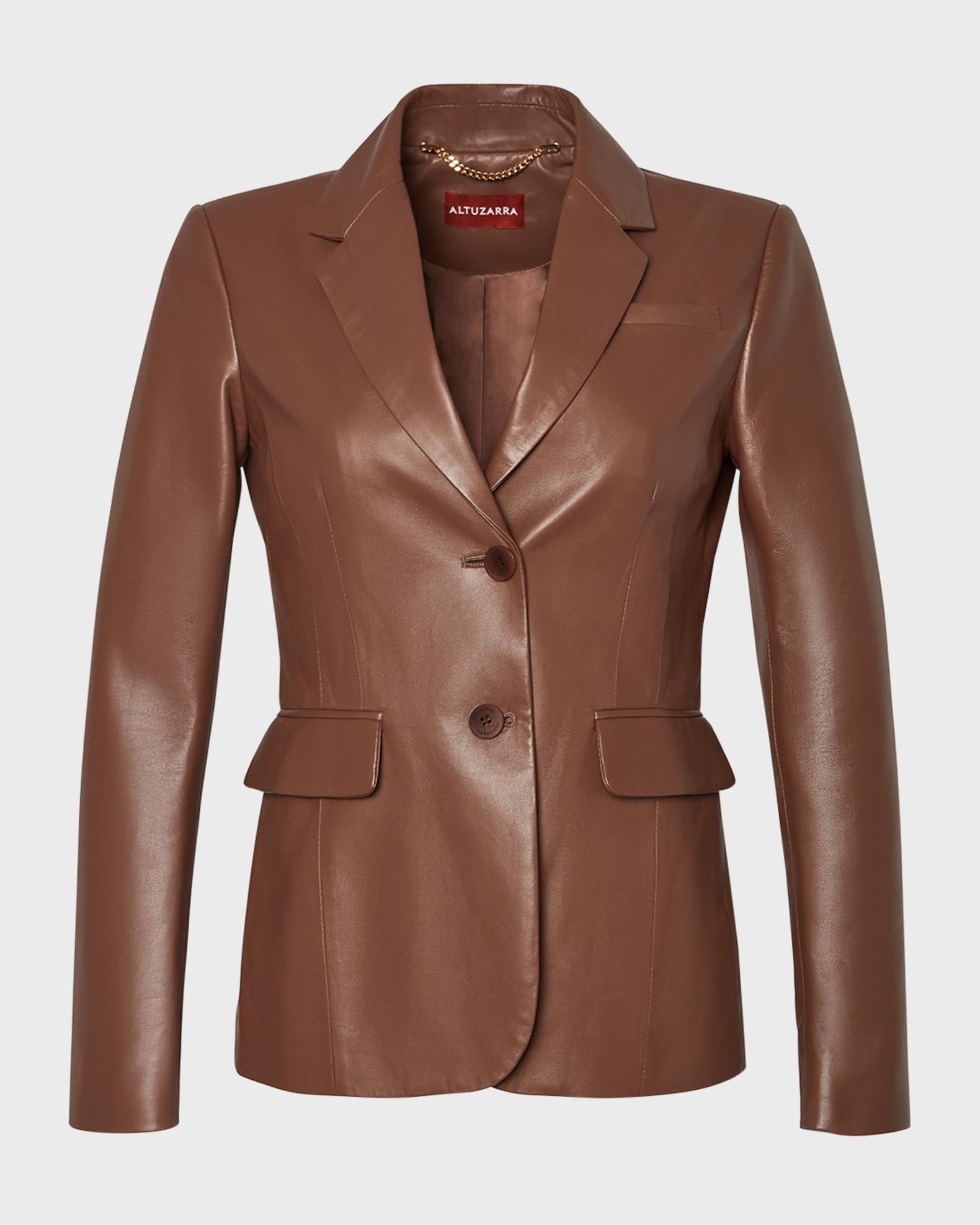 Altuzarra Fenice Leather Blazer Jacket | Neiman Marcus