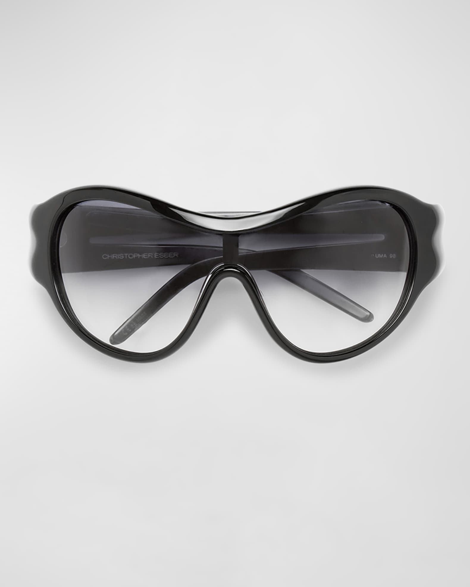 Christopher Esber Uma Acetate Shield Sunglasses | Neiman Marcus