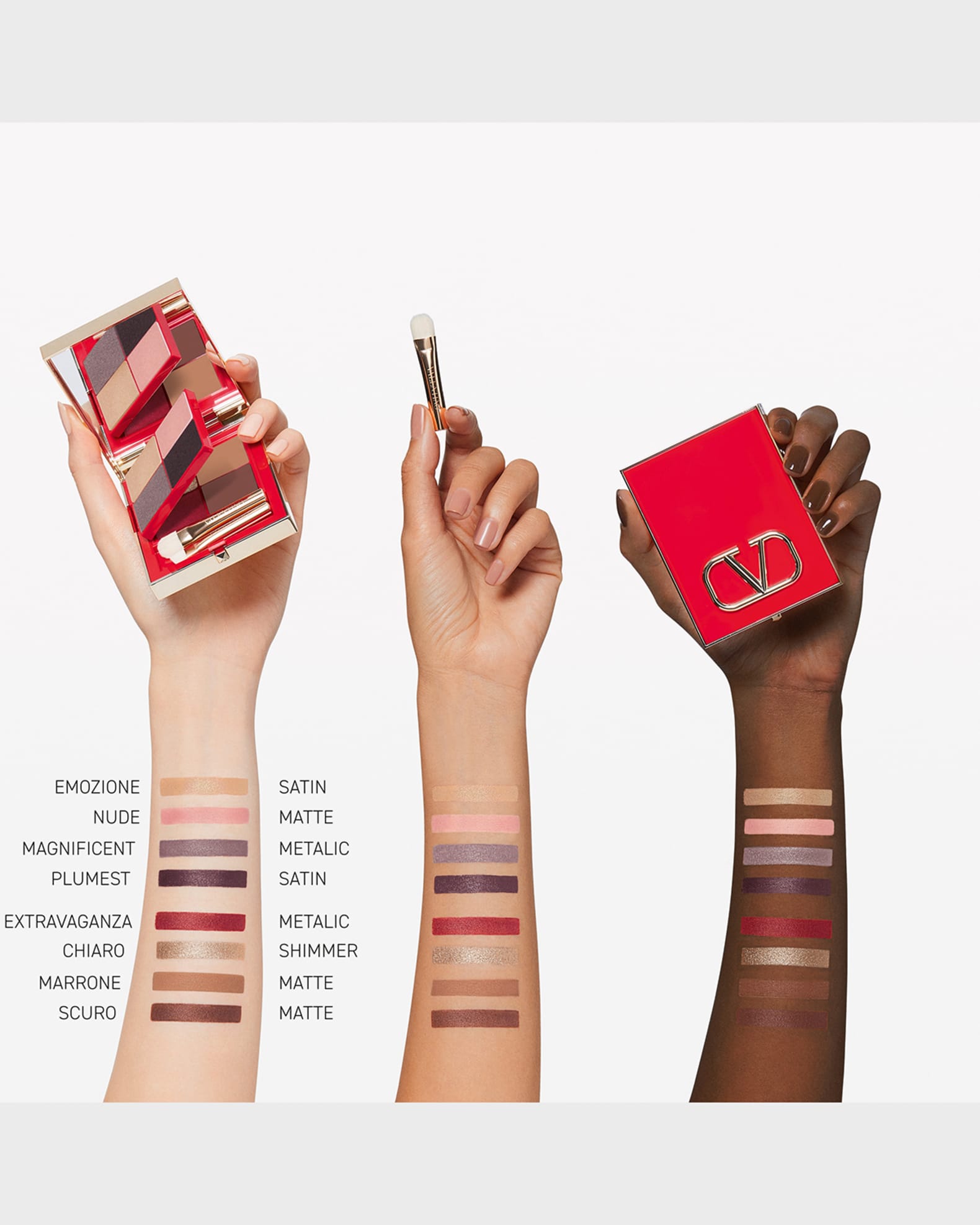 Valentino Color-Flip Eyeshadow Palette | Neiman Marcus