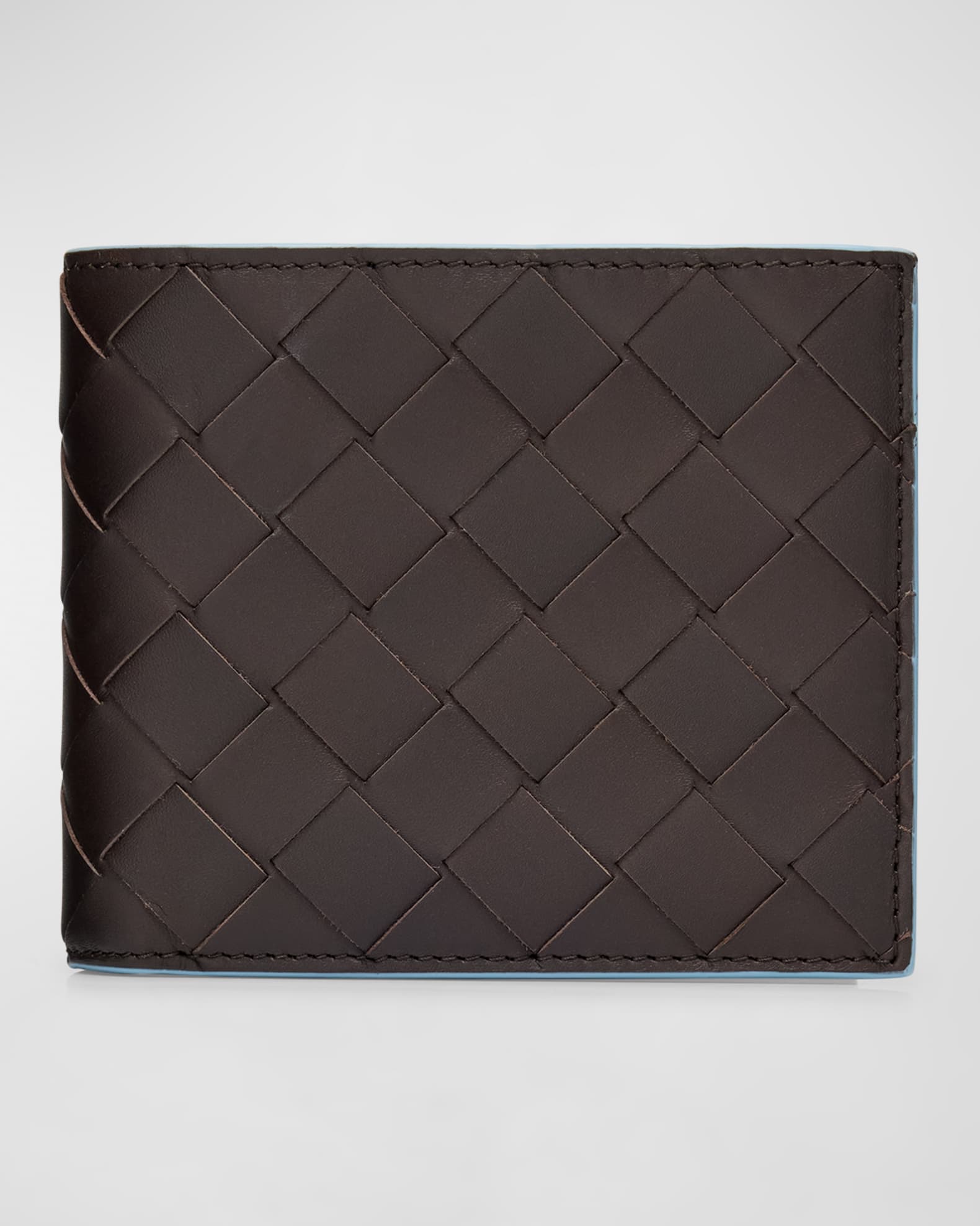 Bottega Veneta Men's Intrecciato 15 Color Edge Leather Bifold Wallet ...