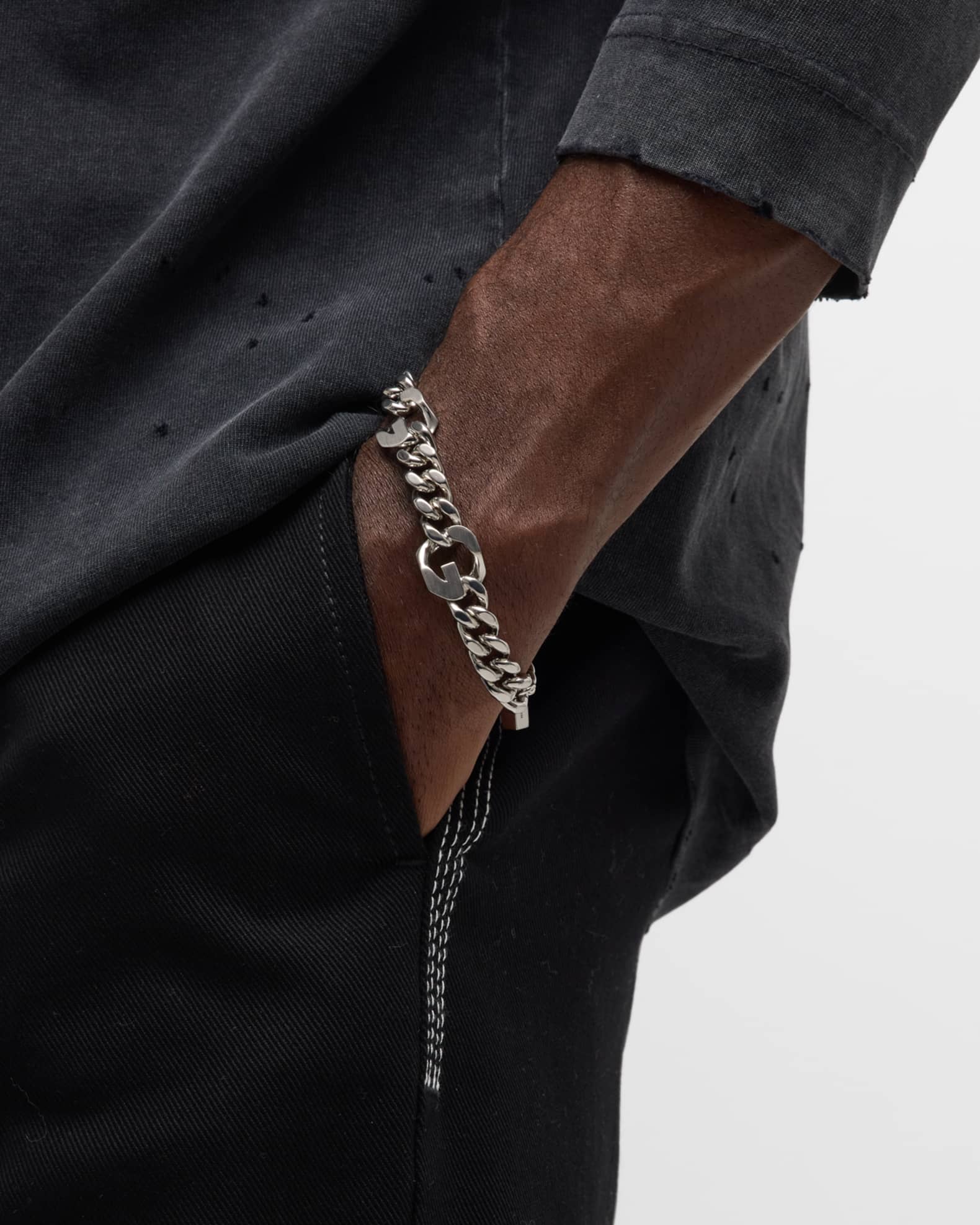 Givenchy Men's G Chain Link Bracelet | Neiman Marcus