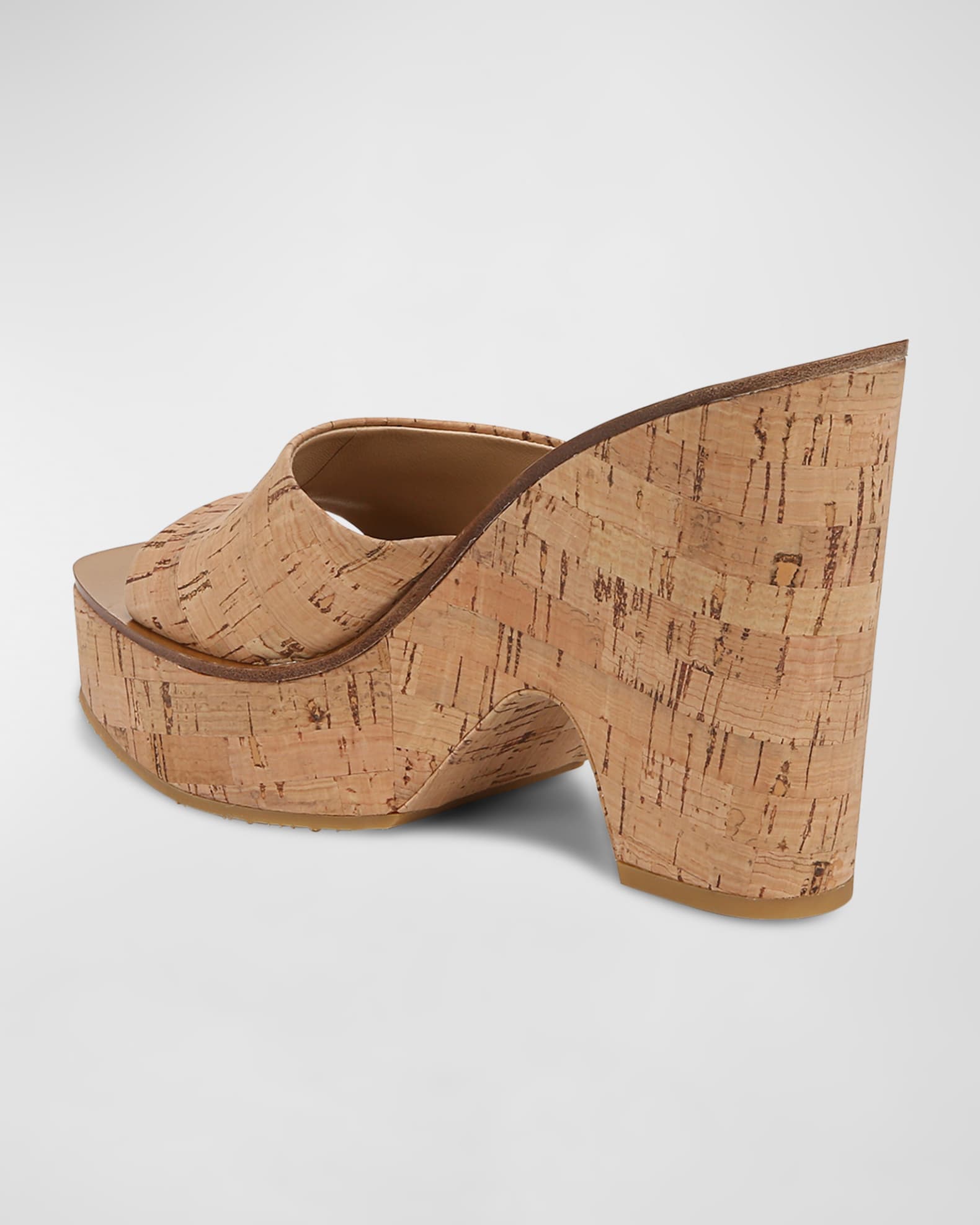 Veronica Beard Paulita Cork Platform Slide Sandals | Neiman Marcus