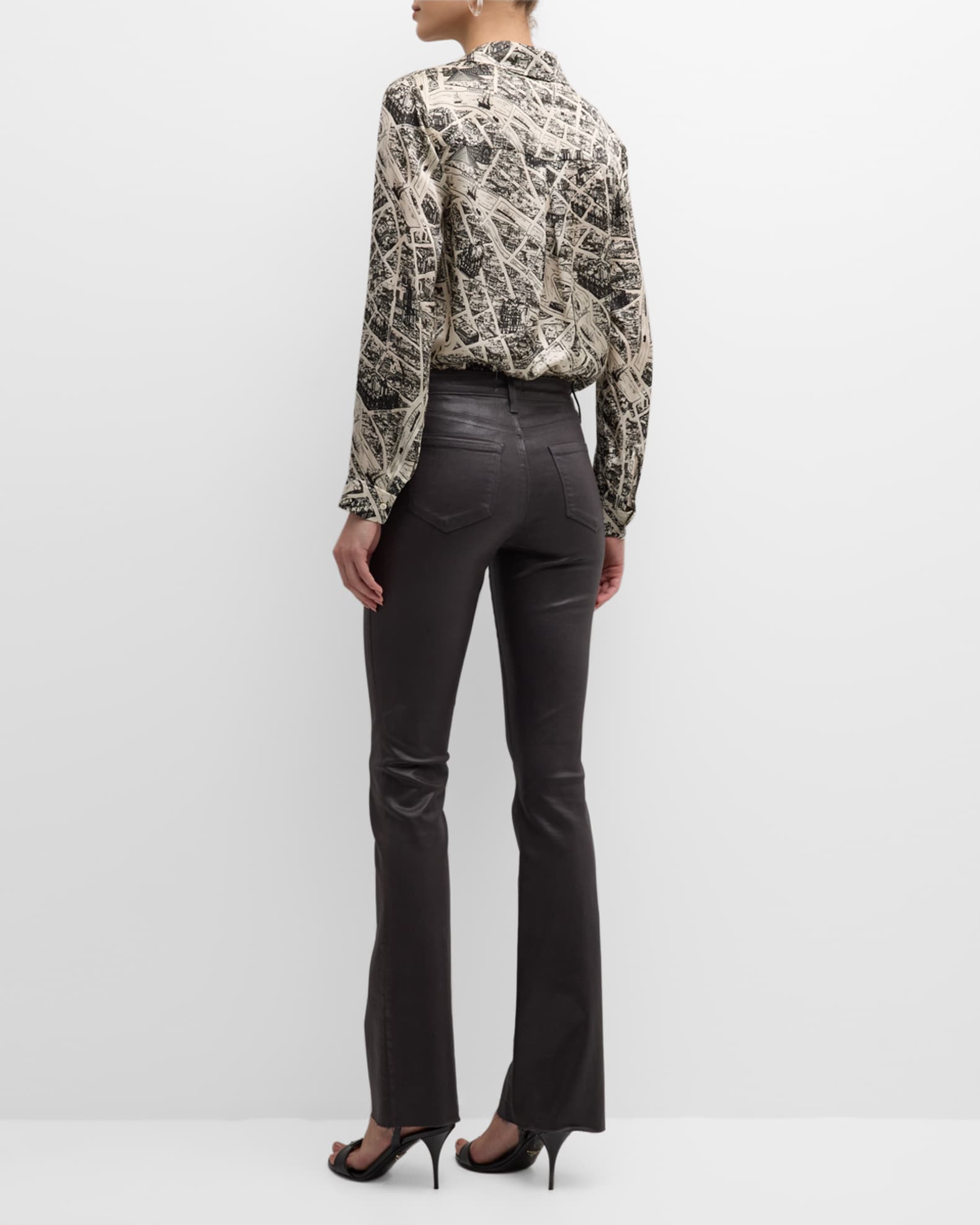 L'Agence Tyler Paris-Printed Silk Blouse | Neiman Marcus