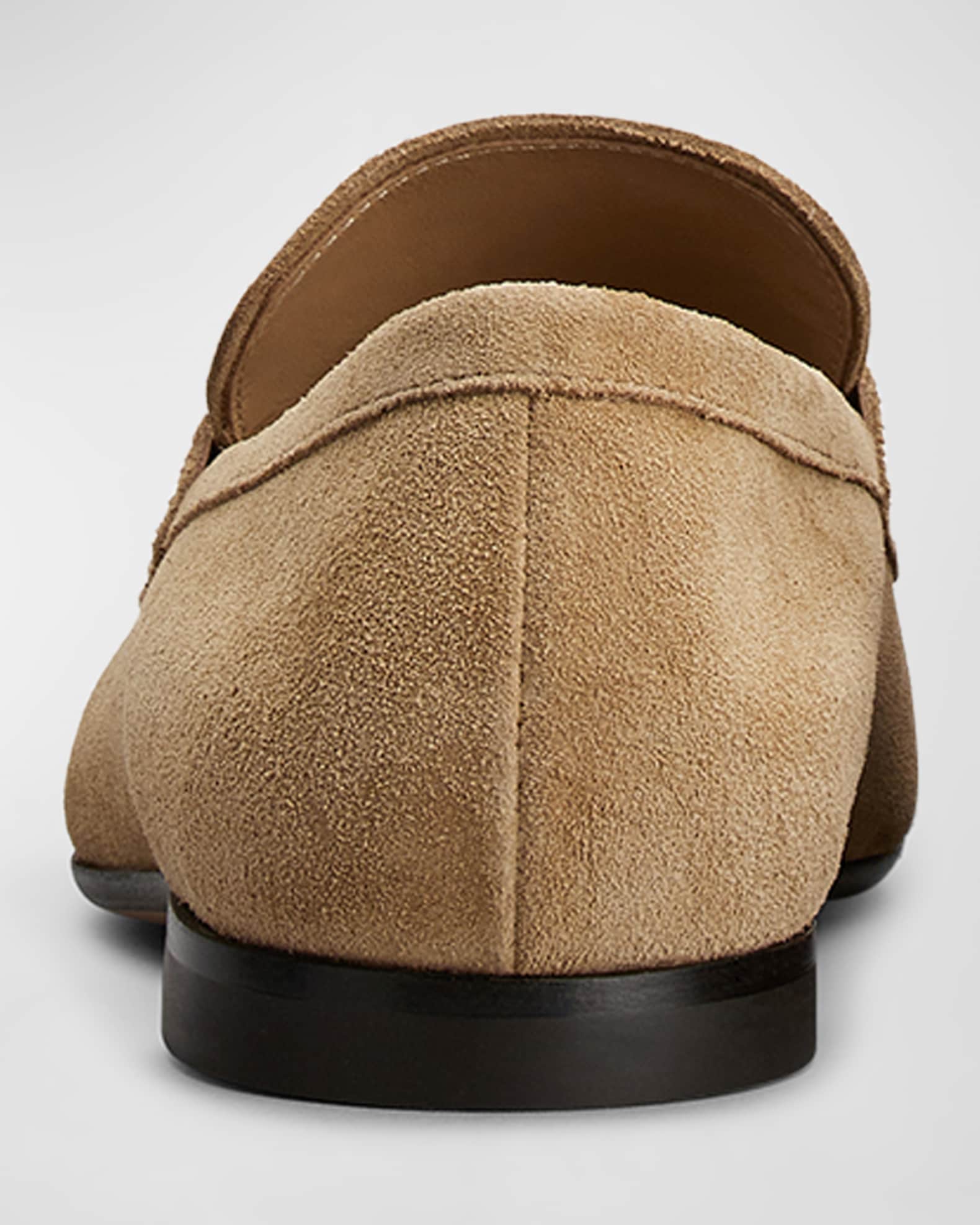 Tod's Men's Suede Penny Loafers | Neiman Marcus