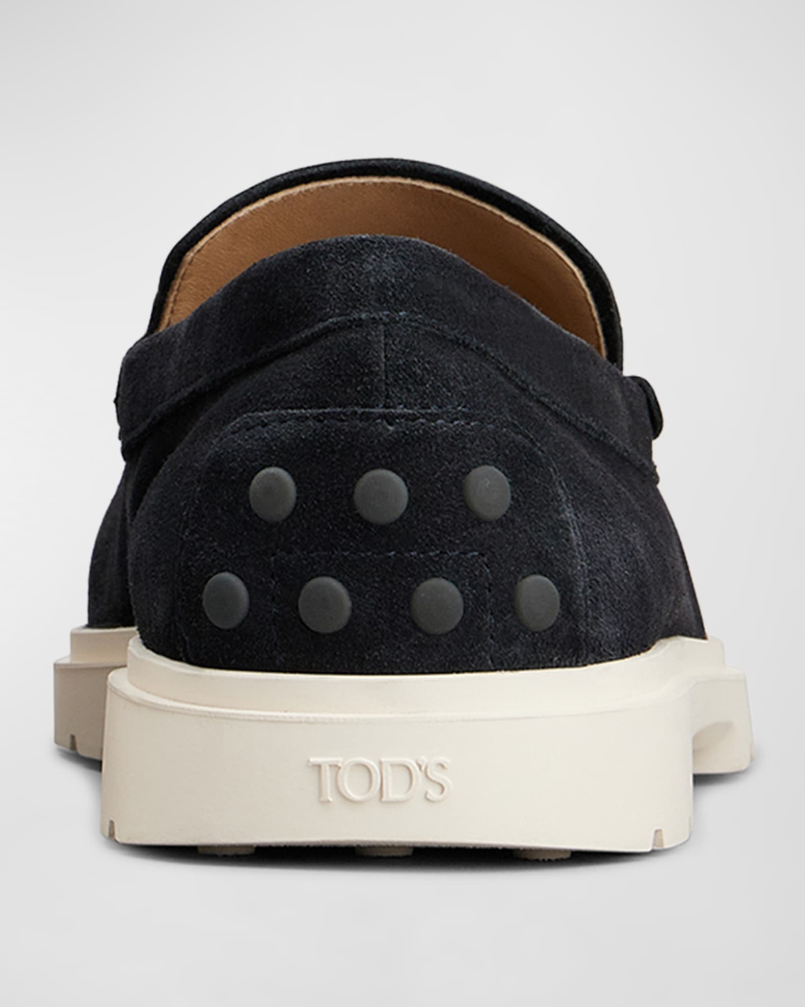 Tod's Men's Suede Penny Loafers | Neiman Marcus