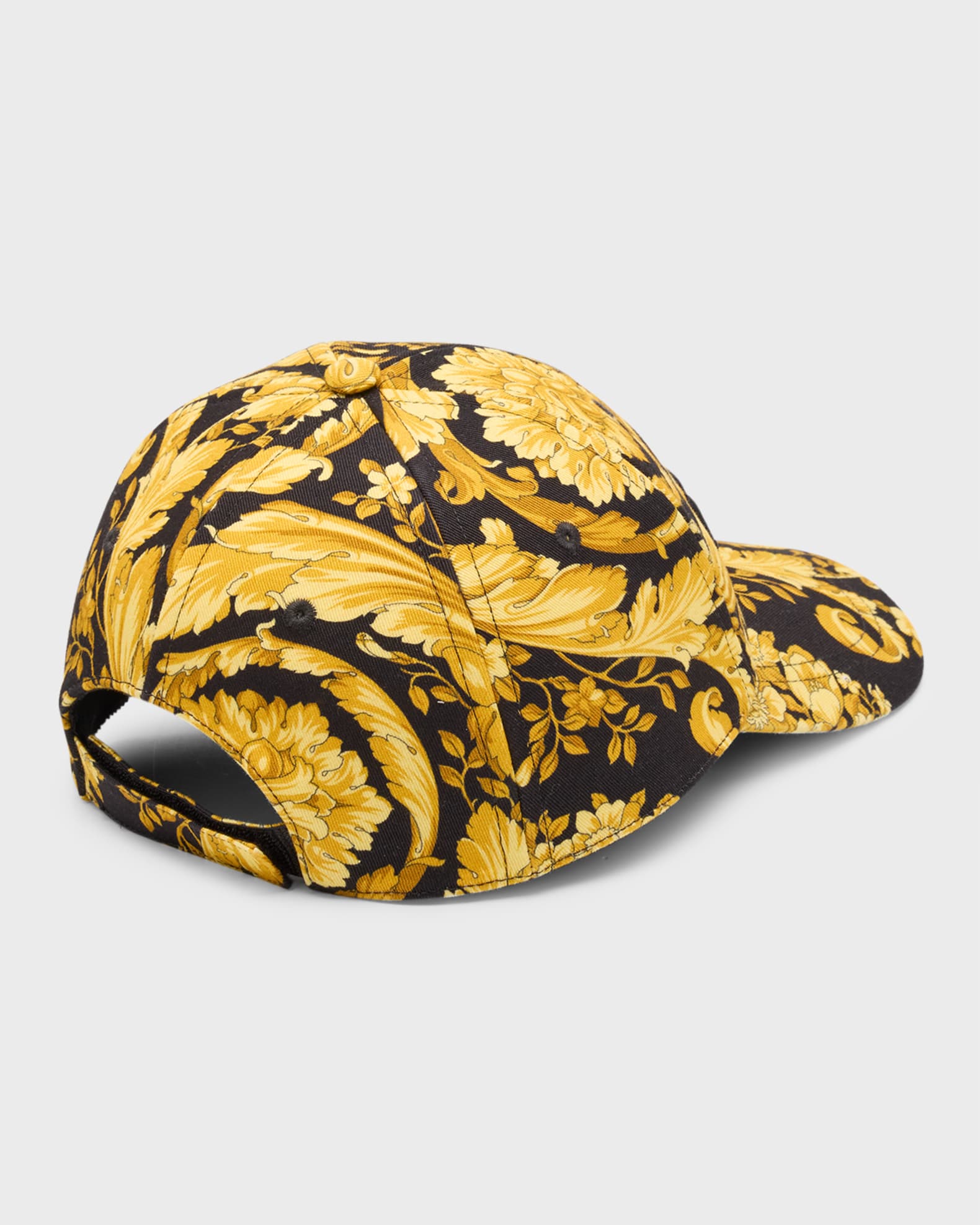 Versace Men's Baroque Logo 6-Panel Baseball Cap | Neiman Marcus