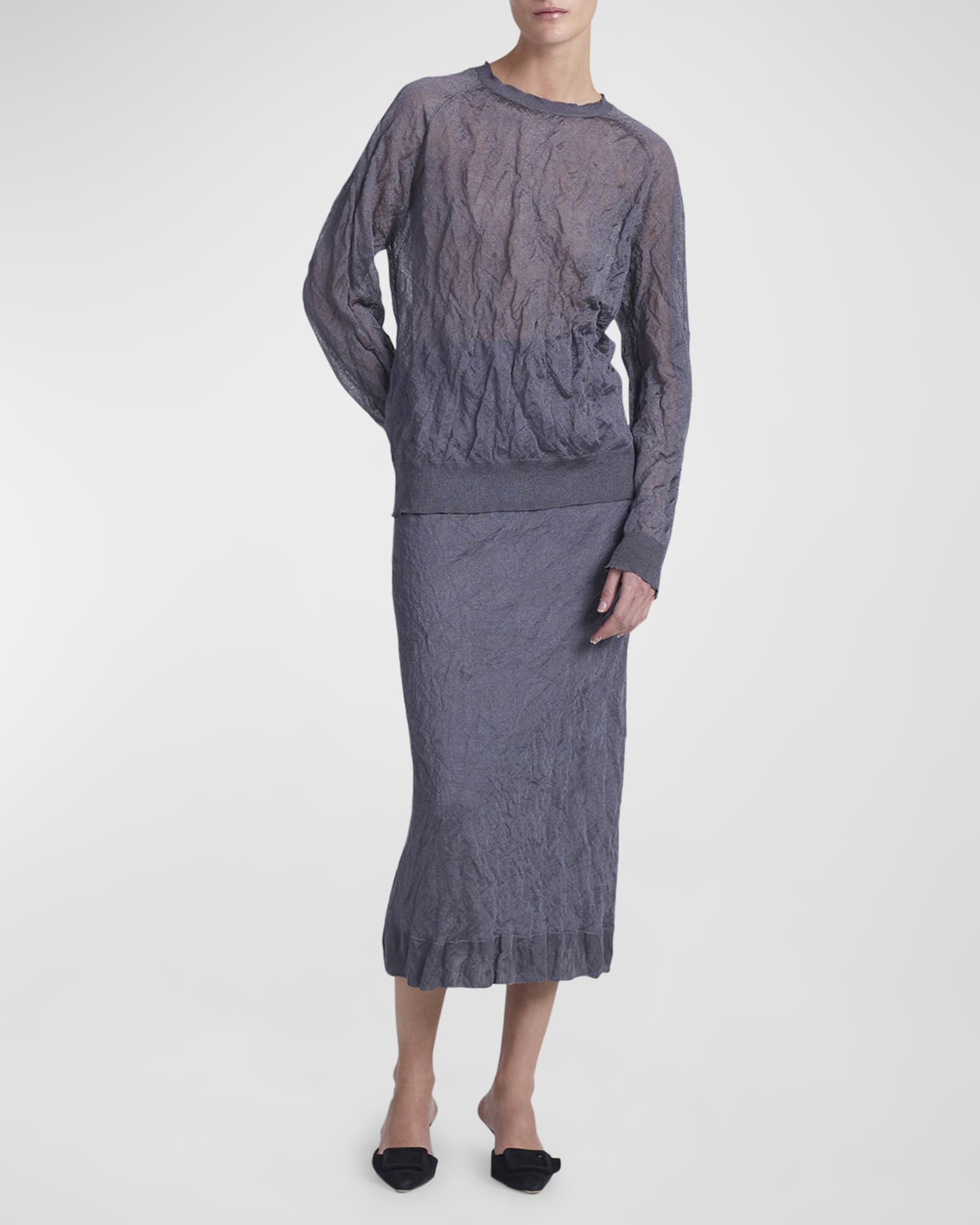 Altuzarra Terry Sheer Top | Neiman Marcus