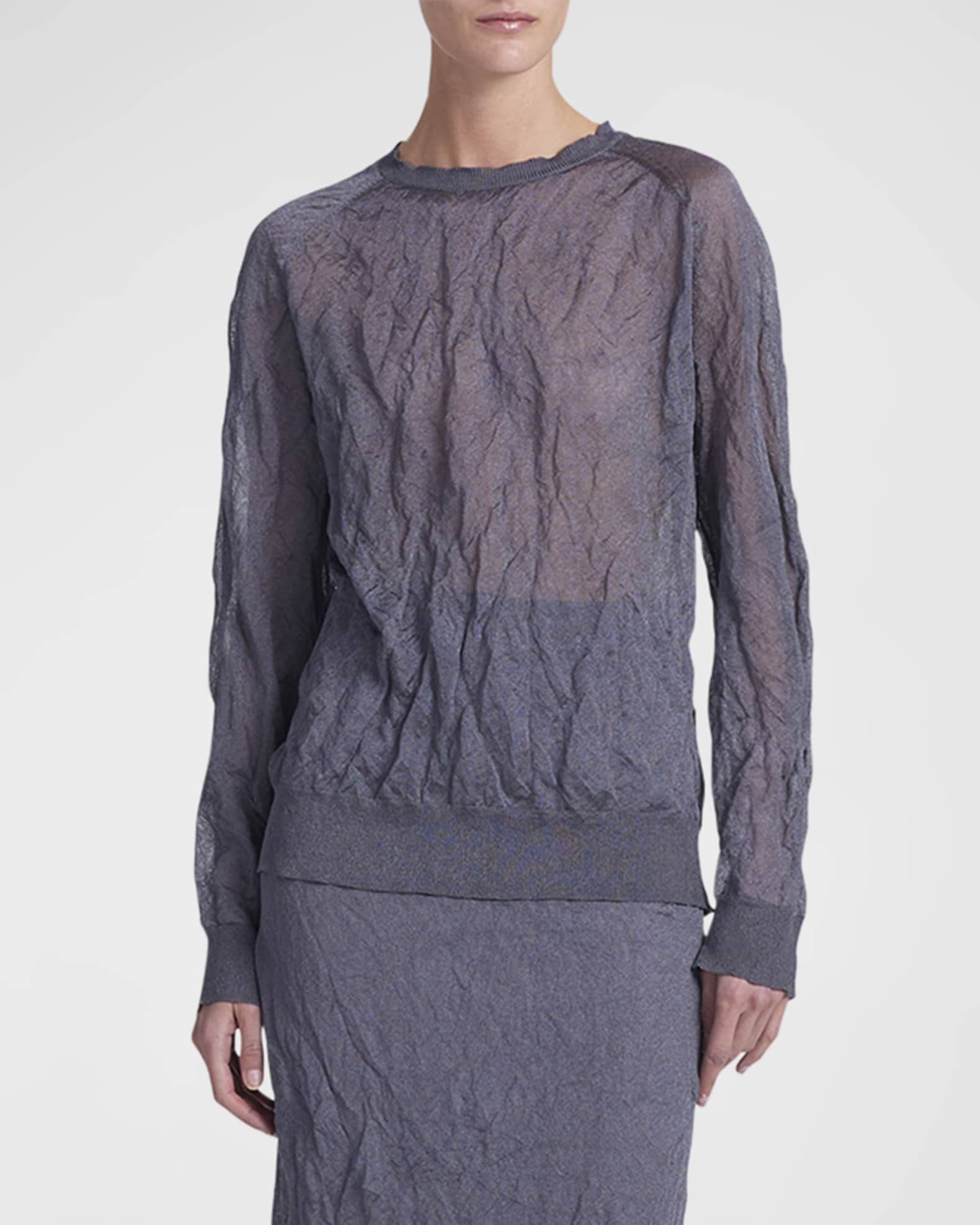 Altuzarra Terry Sheer Top | Neiman Marcus