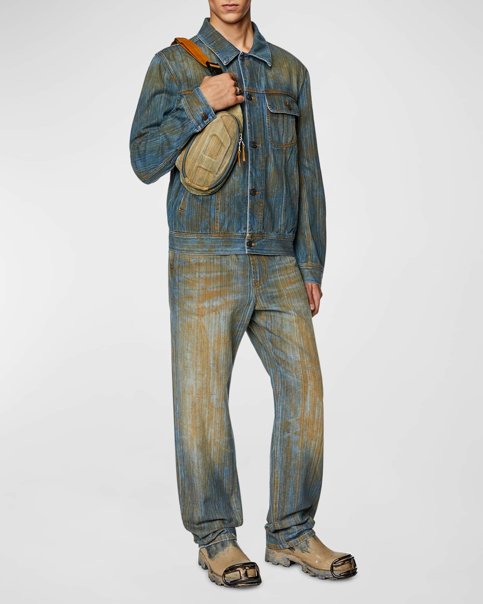 Diesel Men's D-Macs FSD6 Straight-Leg Jeans | Neiman Marcus