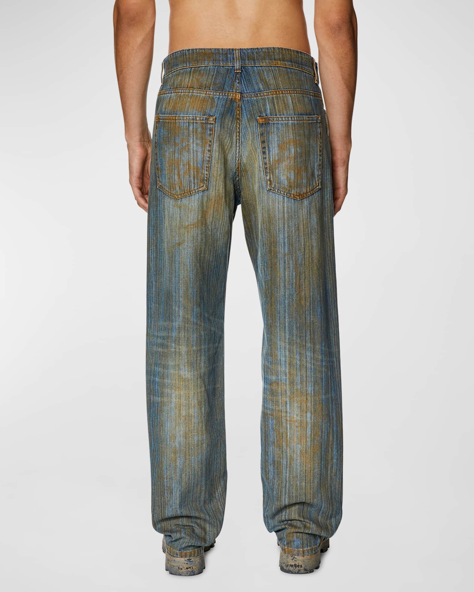 Diesel Men's D-Macs FSD6 Straight-Leg Jeans | Neiman Marcus