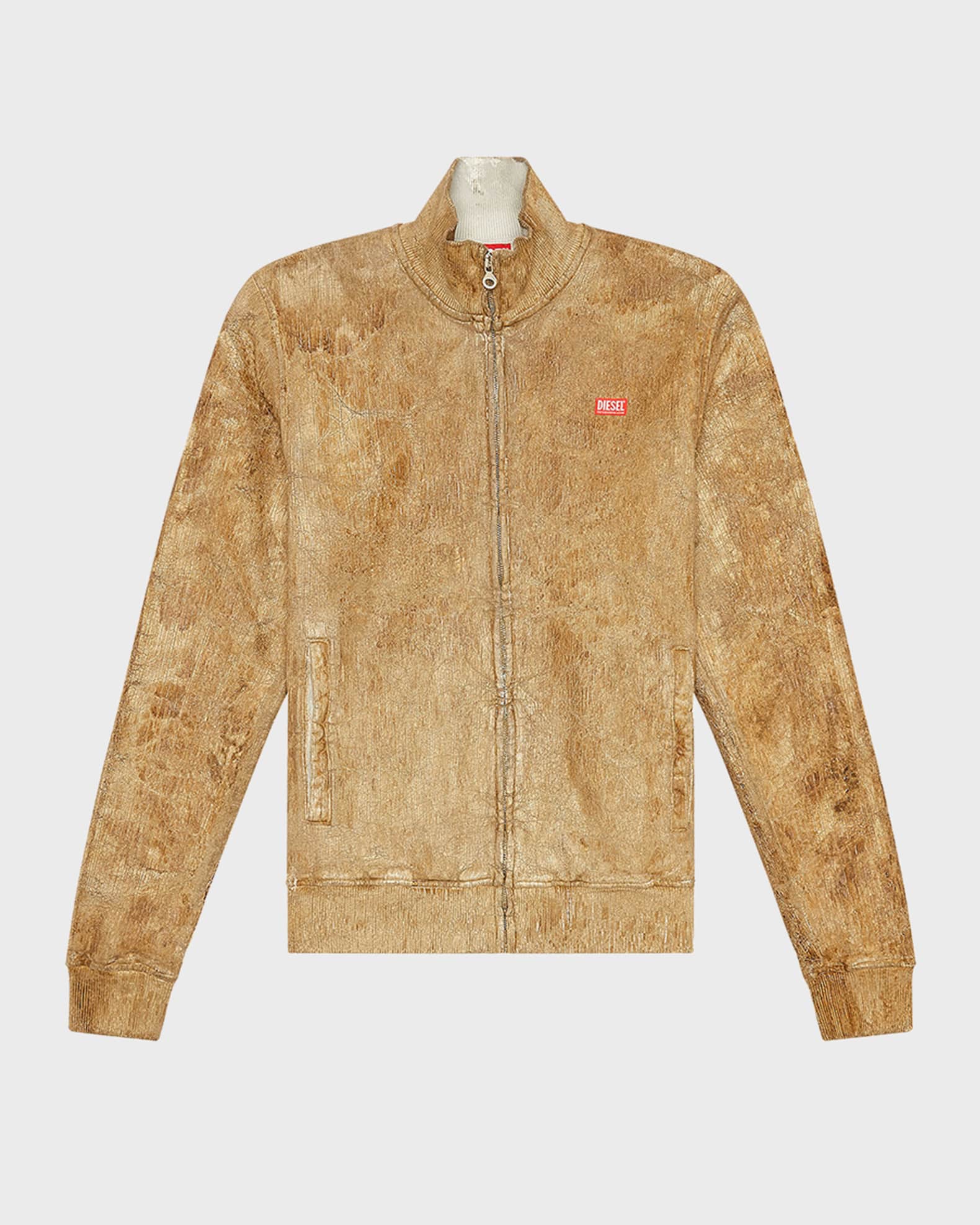 Diesel Men's S-Nyce Tracksuit Top with Leather Effect | Neiman Marcus