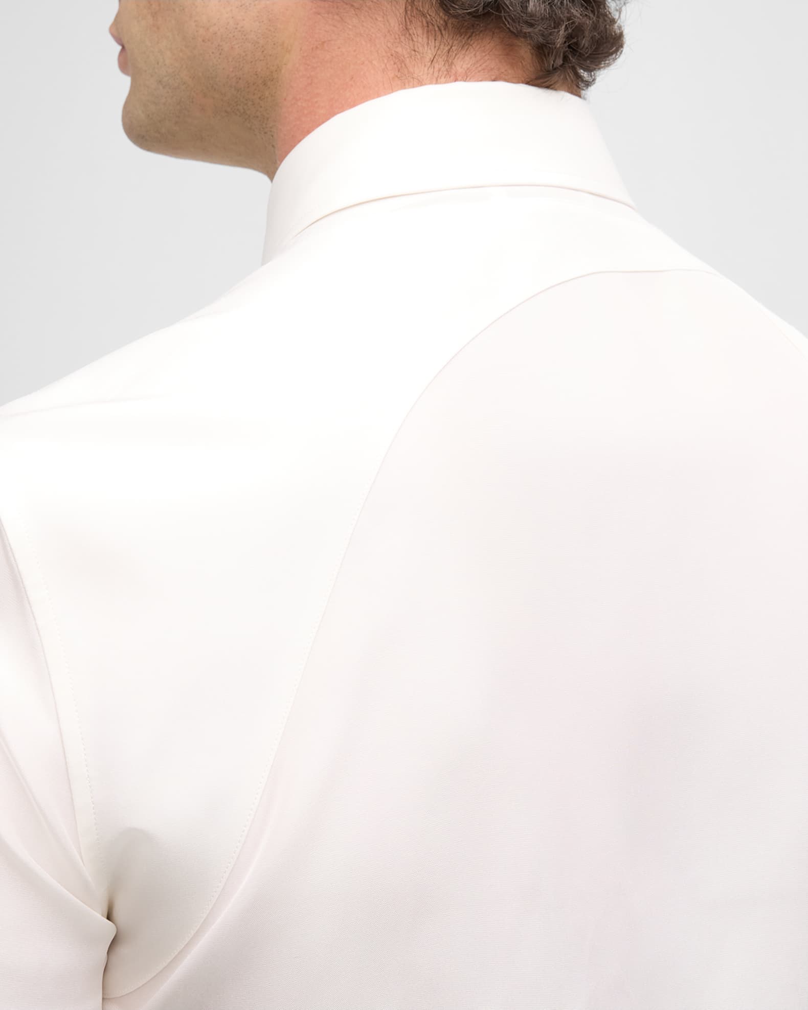 Alexander McQueen Men's Silk Satin Harness Dress Shirt | Neiman Marcus