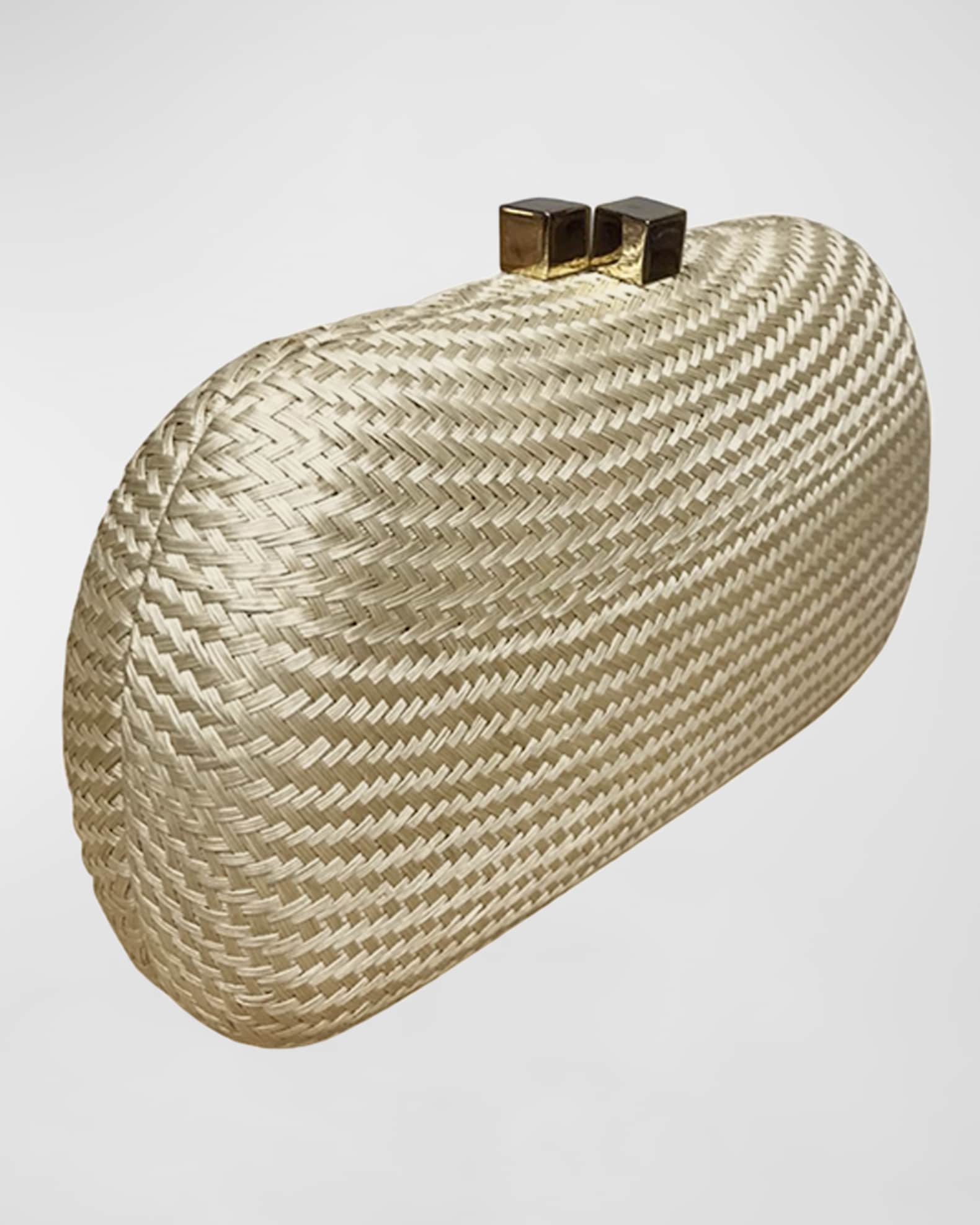 Serpui Josephine Bun Beaded Clutch Bag | Neiman Marcus