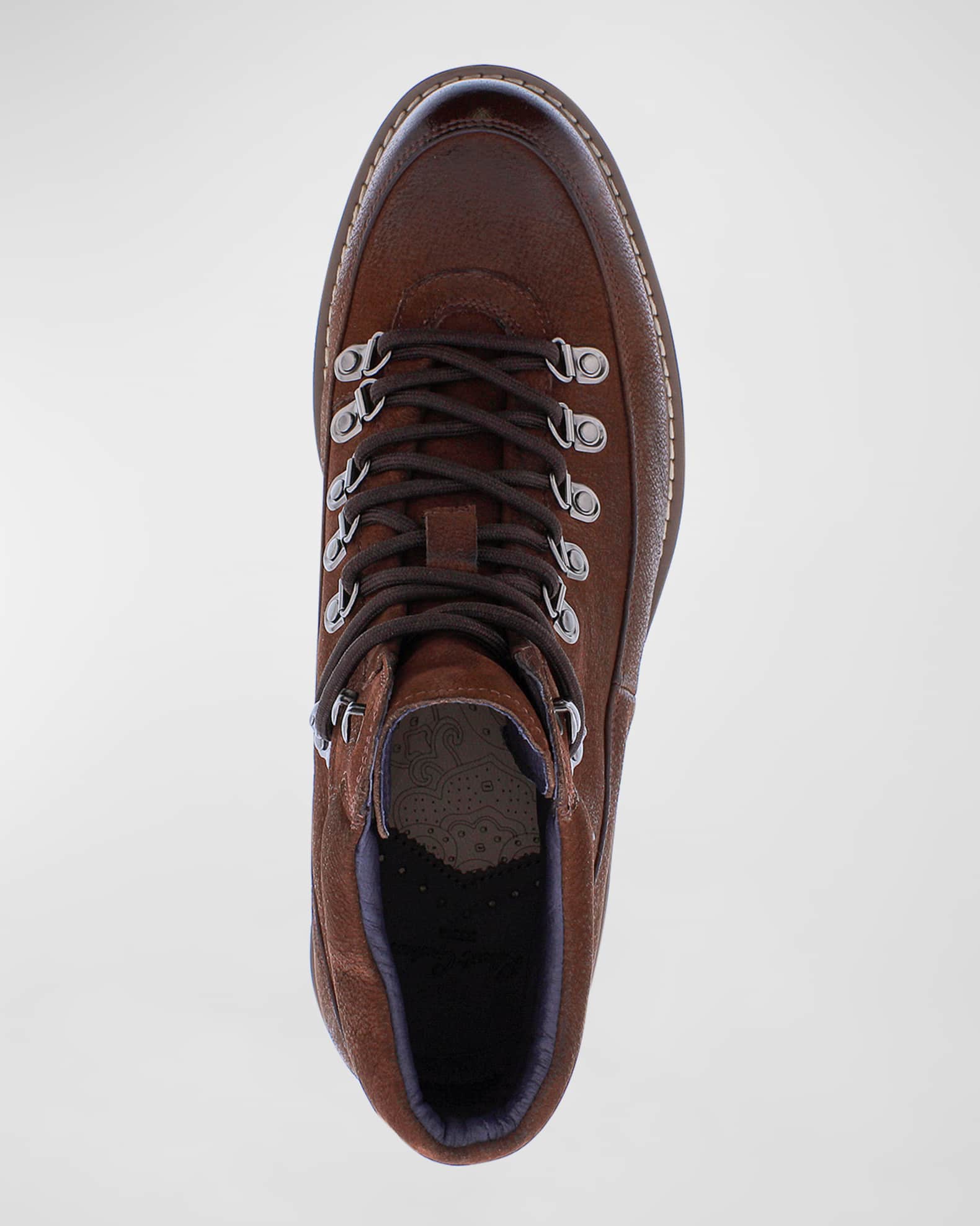 Robert Graham Men's Sultan Leather Hiking Boots | Neiman Marcus