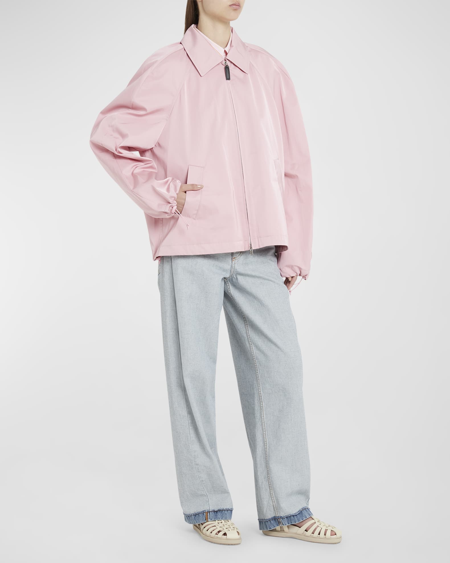 Marni A-Line Jacket Bomber Jacket | Neiman Marcus