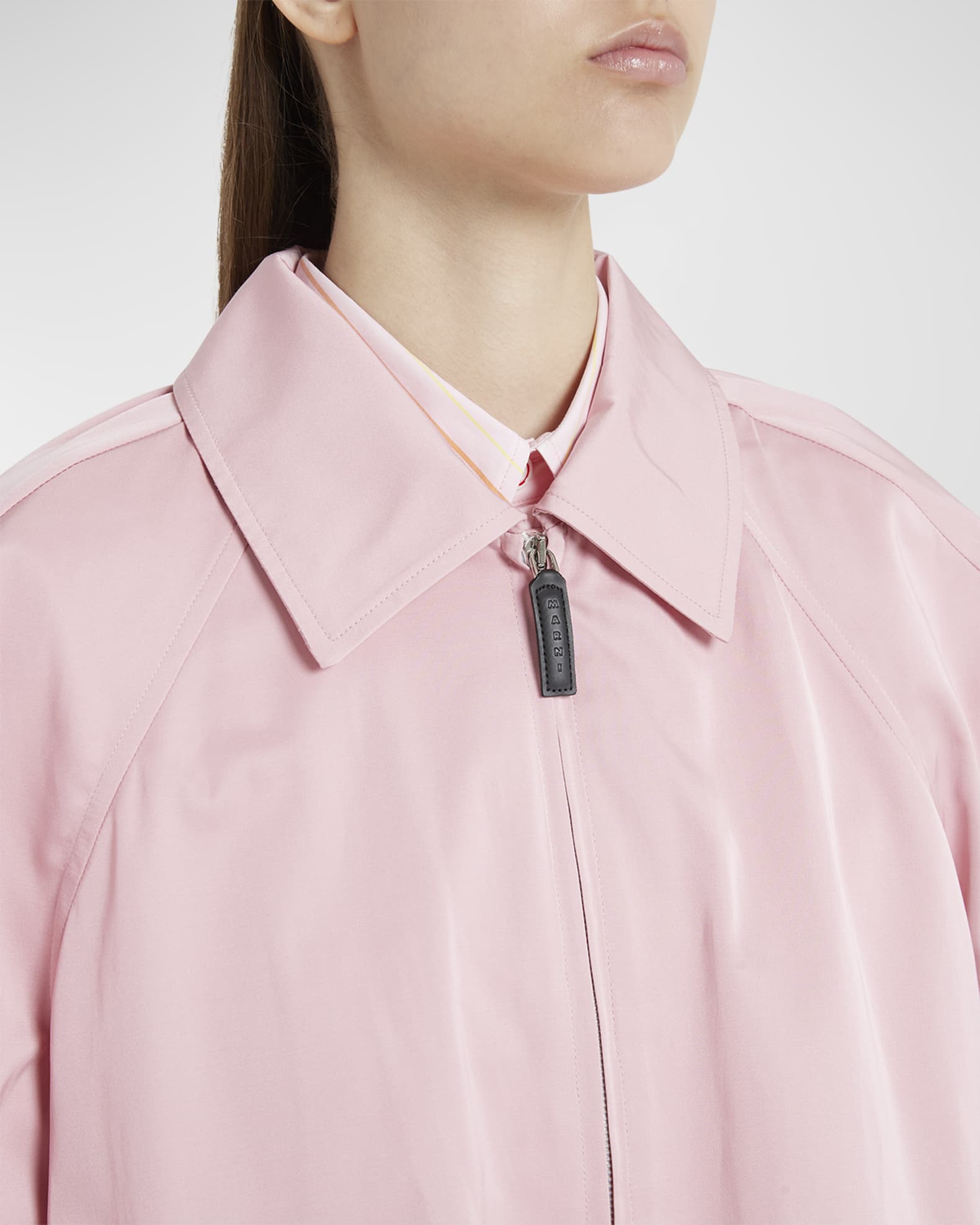 Marni A-Line Jacket Bomber Jacket | Neiman Marcus