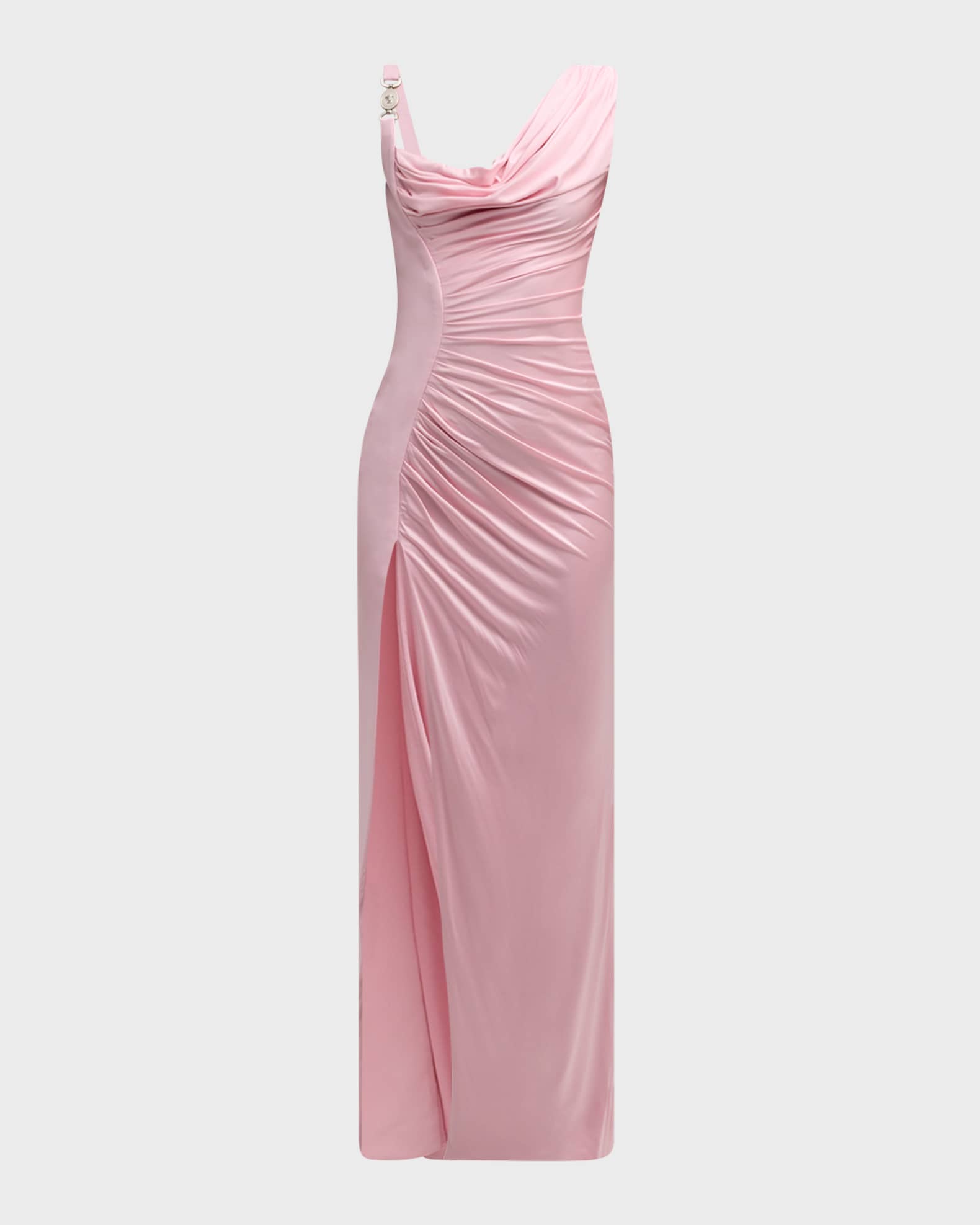 Versace Ruched Jersey Gown | Neiman Marcus