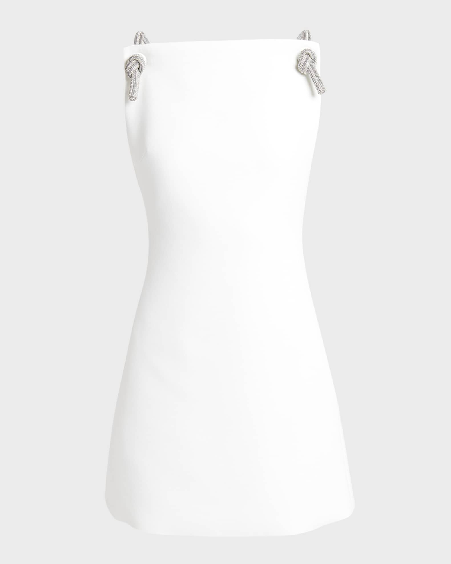 Versace Embellished Rope Mini Shift Dress | Neiman Marcus