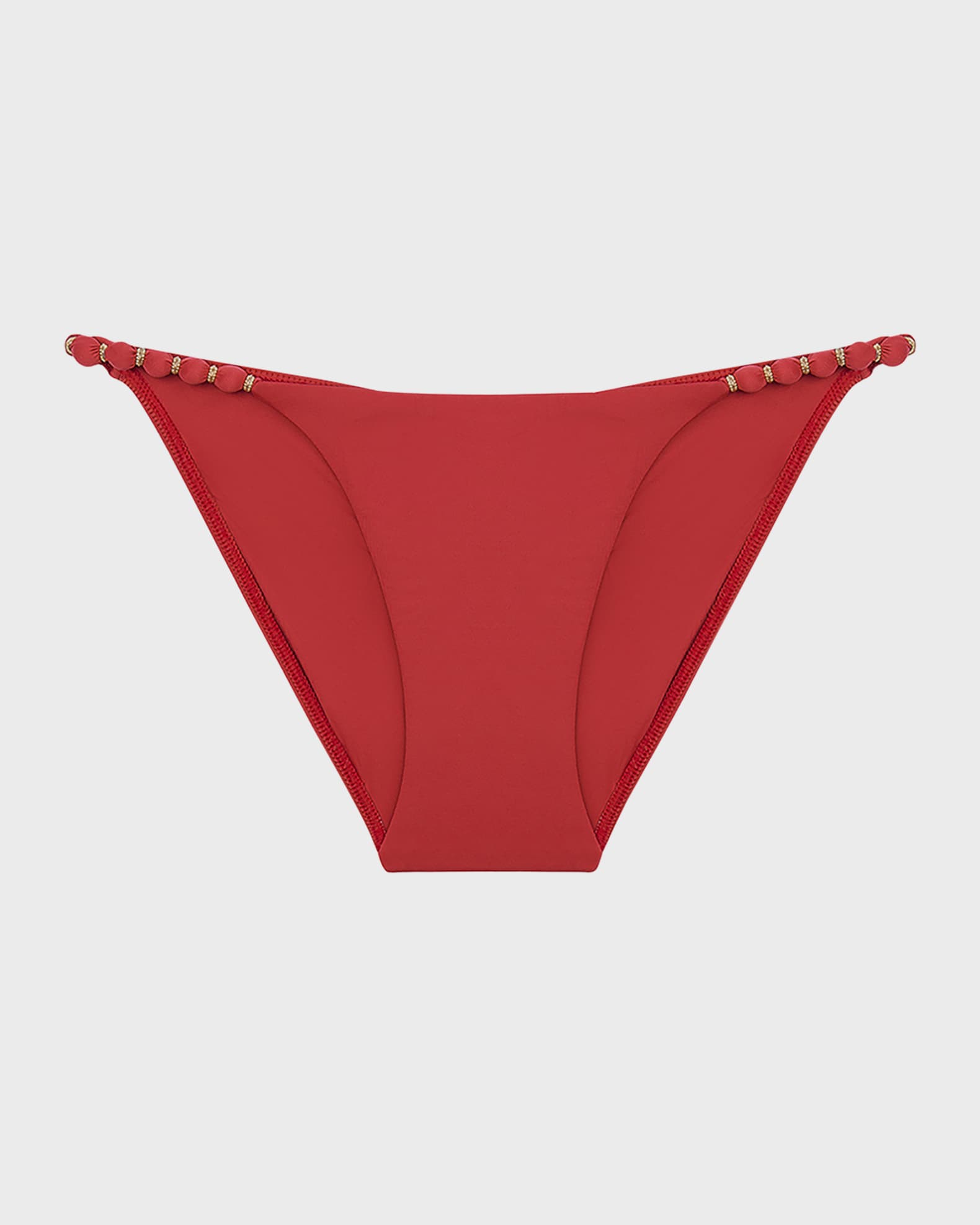 Vix Solid Beads Full Bikini Bottoms | Neiman Marcus