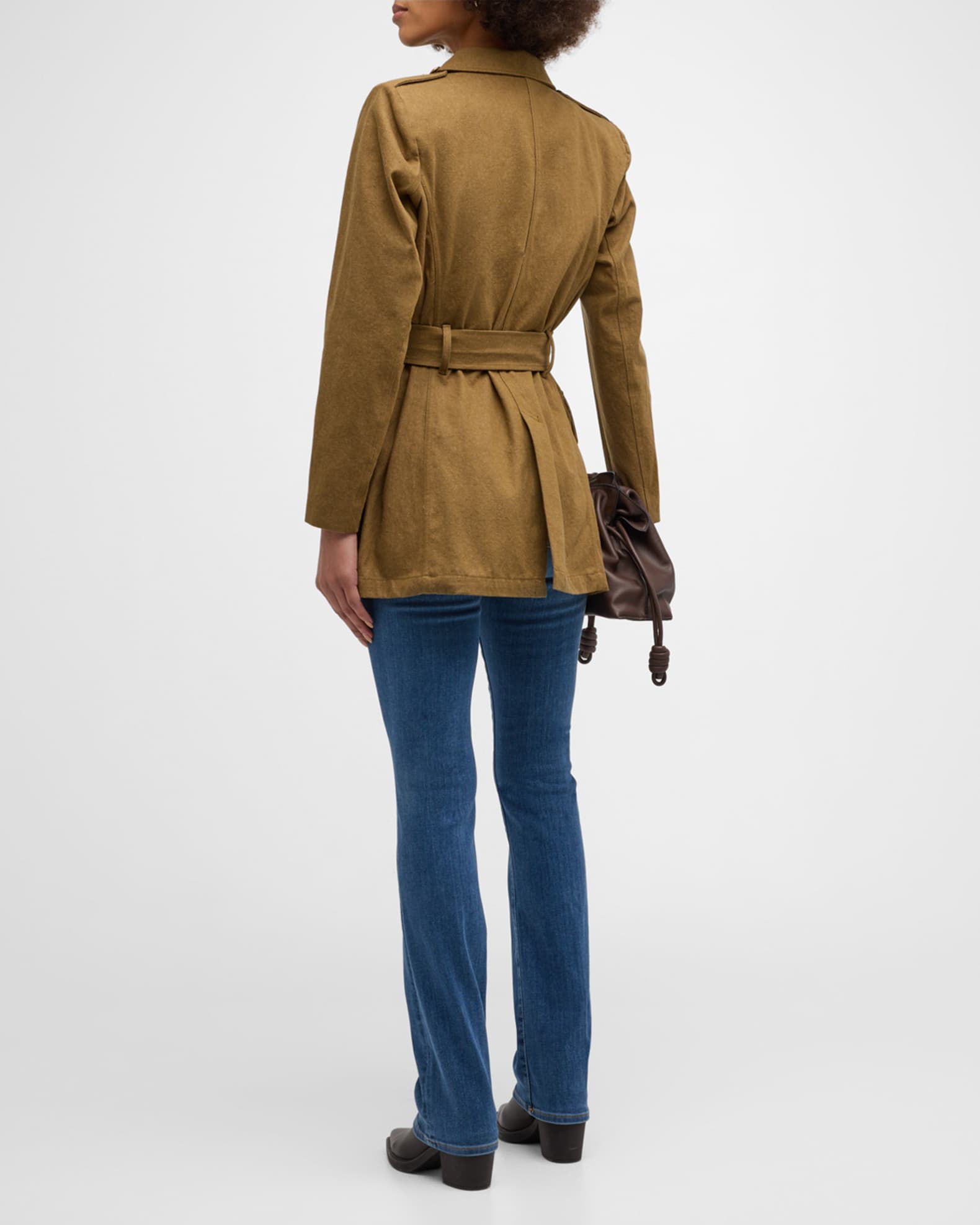 FRAME Safari Belted Jacket | Neiman Marcus