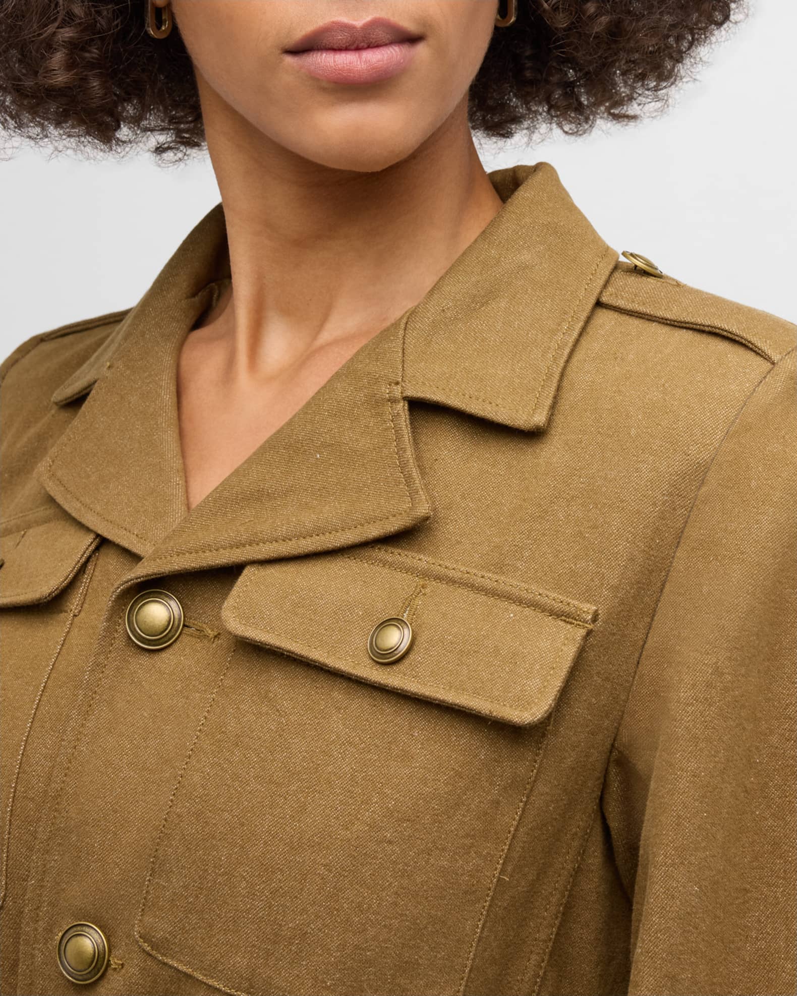 FRAME Safari Belted Jacket | Neiman Marcus