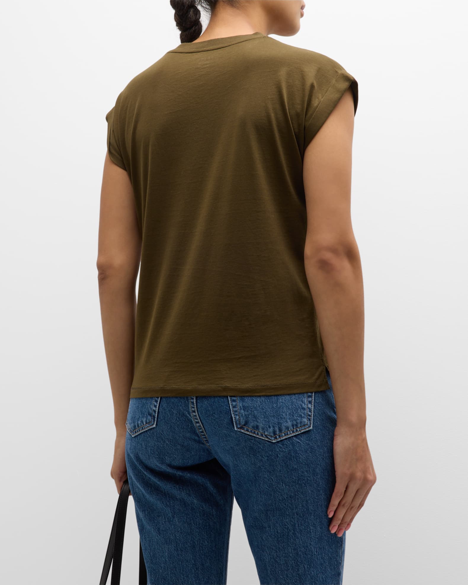 FRAME Easy V-Neck Tee | Neiman Marcus