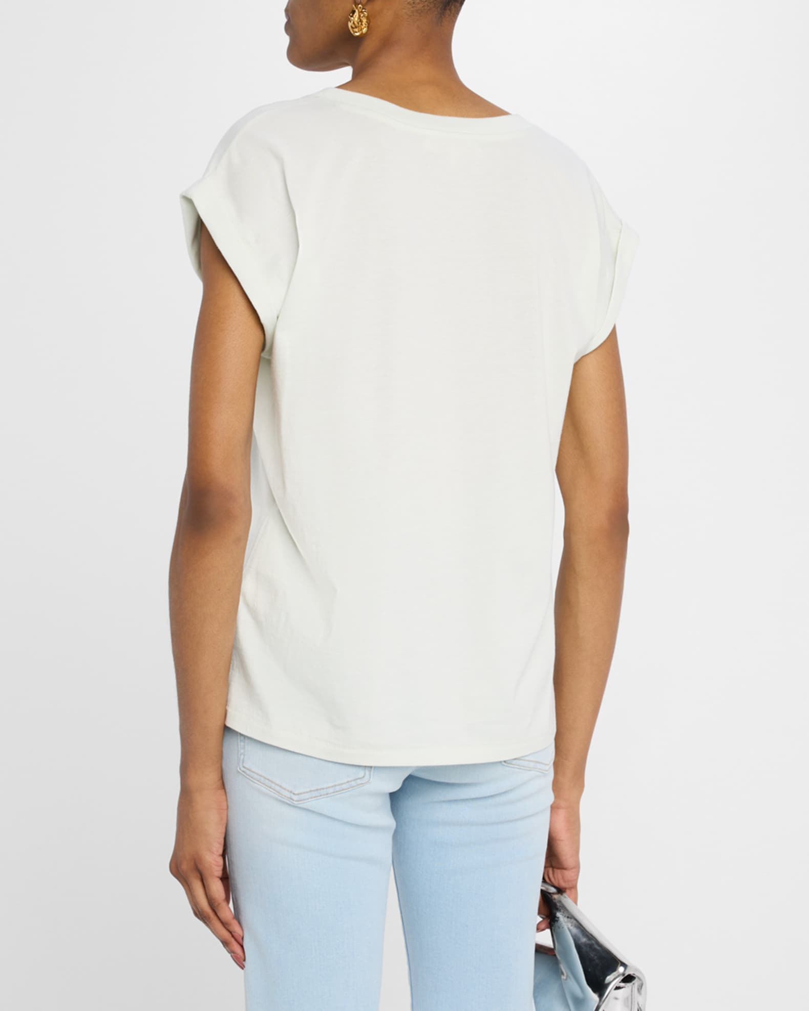 FRAME Easy V-Neck Tee | Neiman Marcus